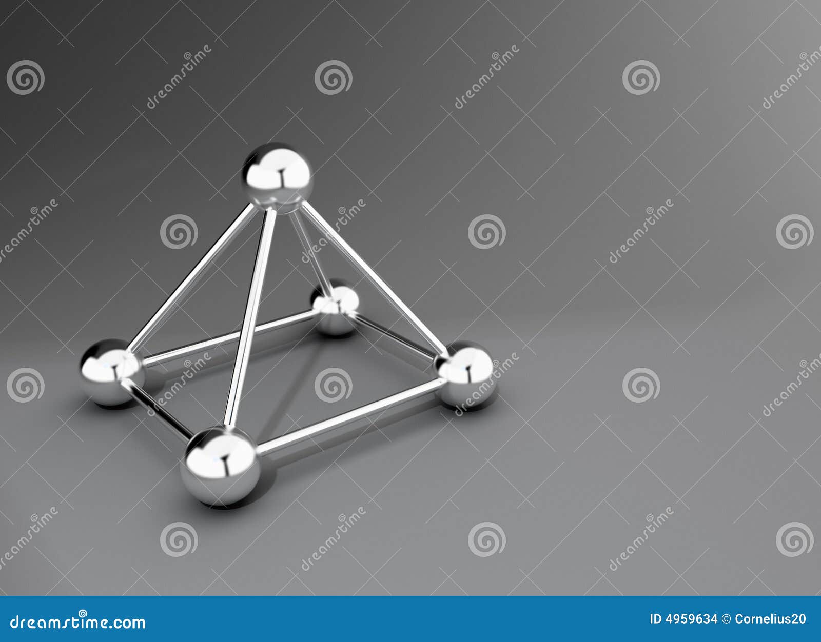 Metal pyramid stock illustration. Illustration of chemical - 4959634