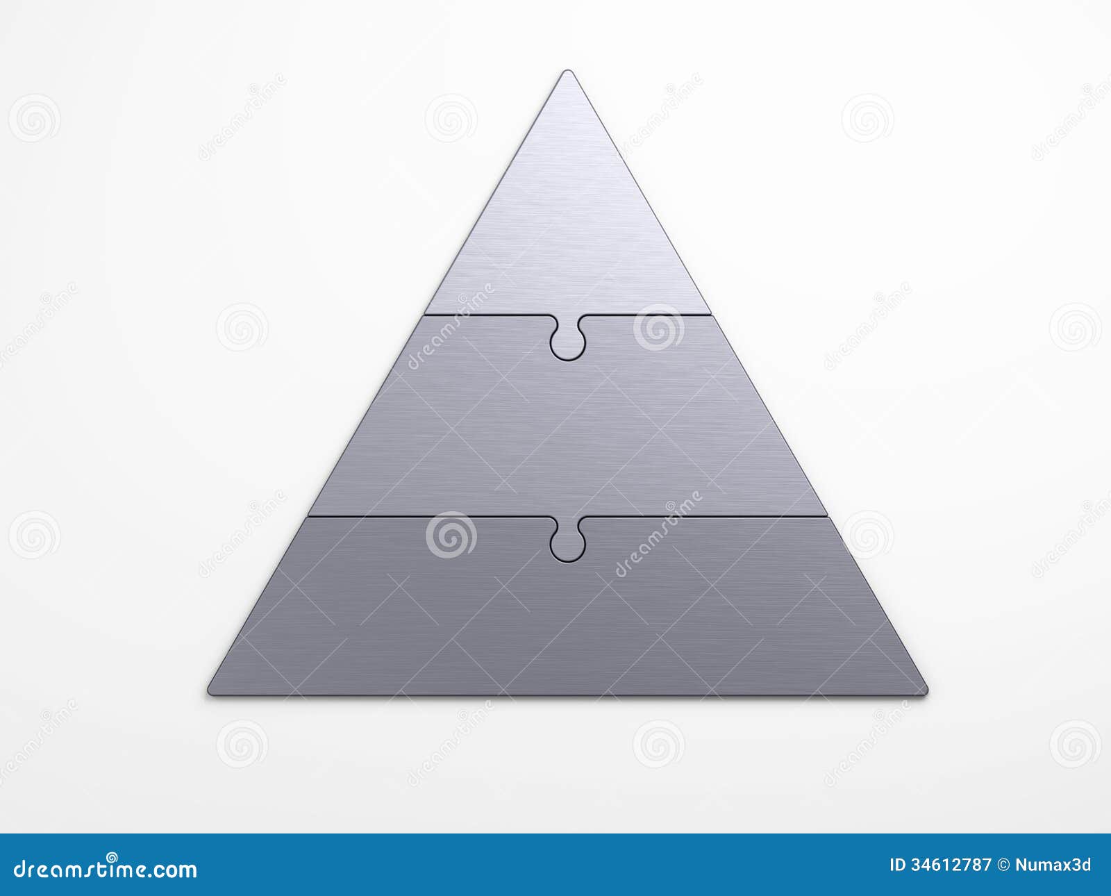 Metal pyramidal hierarchy stock illustration. Illustration of pyramid ...