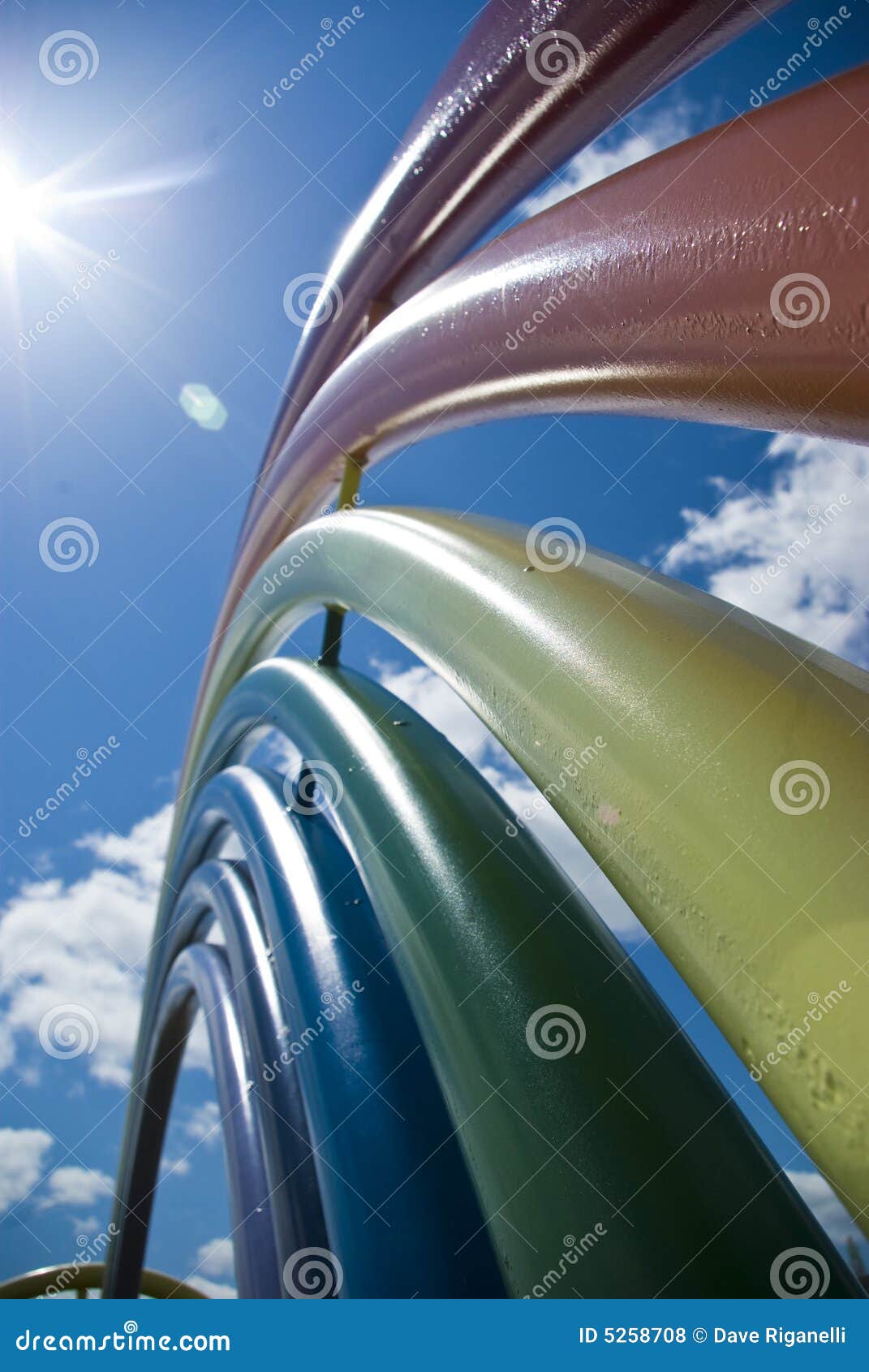Metal rainbow stock photo. Image of roygbiv, metal, wideangle - 5258708