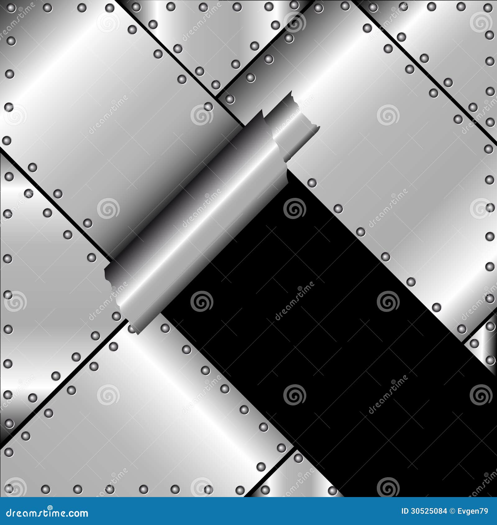 Metal rasgado ilustração do vetor. Ilustração de computador - 30525084