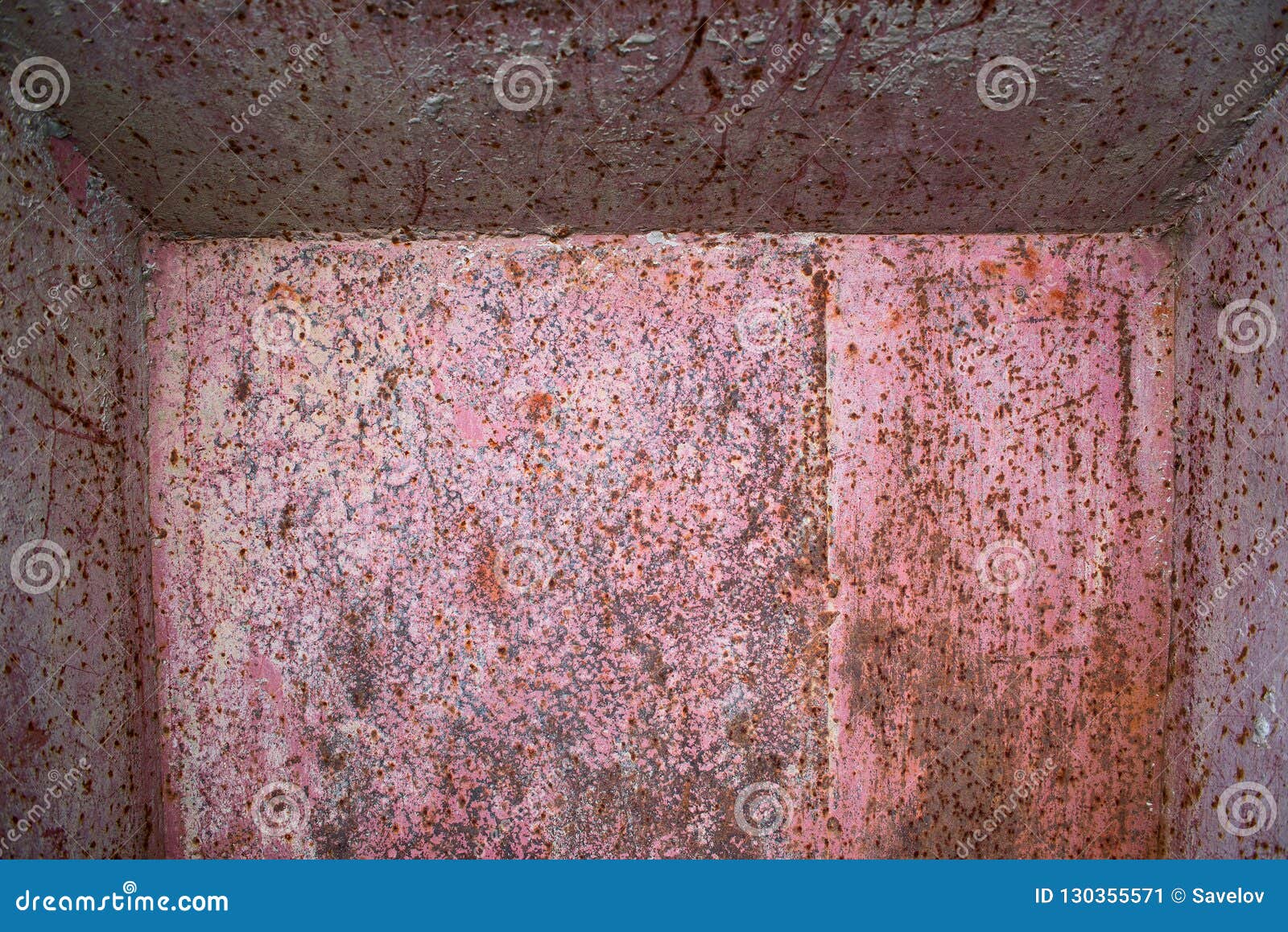 Metal Box with Corrosion from the Inside Stock Image - Image of metal ...