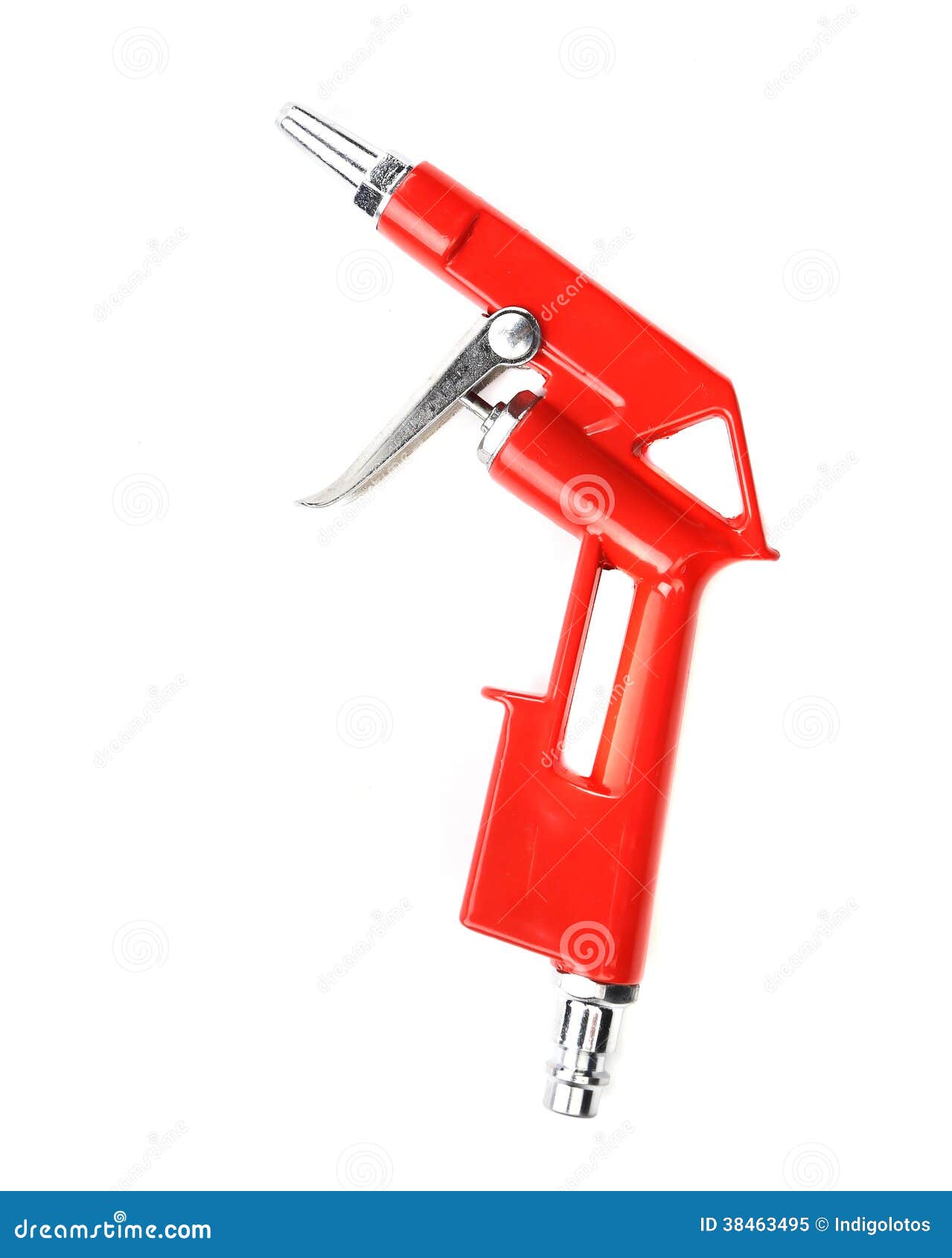 Metal red spray gun. stock image. Image of spray, scheme - 38463495