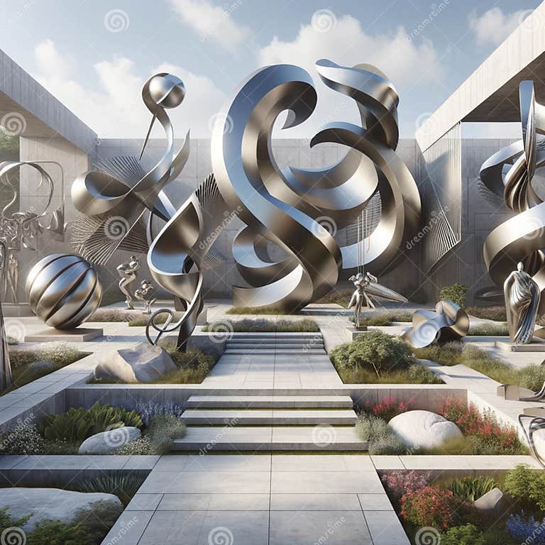 Metal Reflections: Contemporary Sculpture Gleaming in Reflective Metal ...