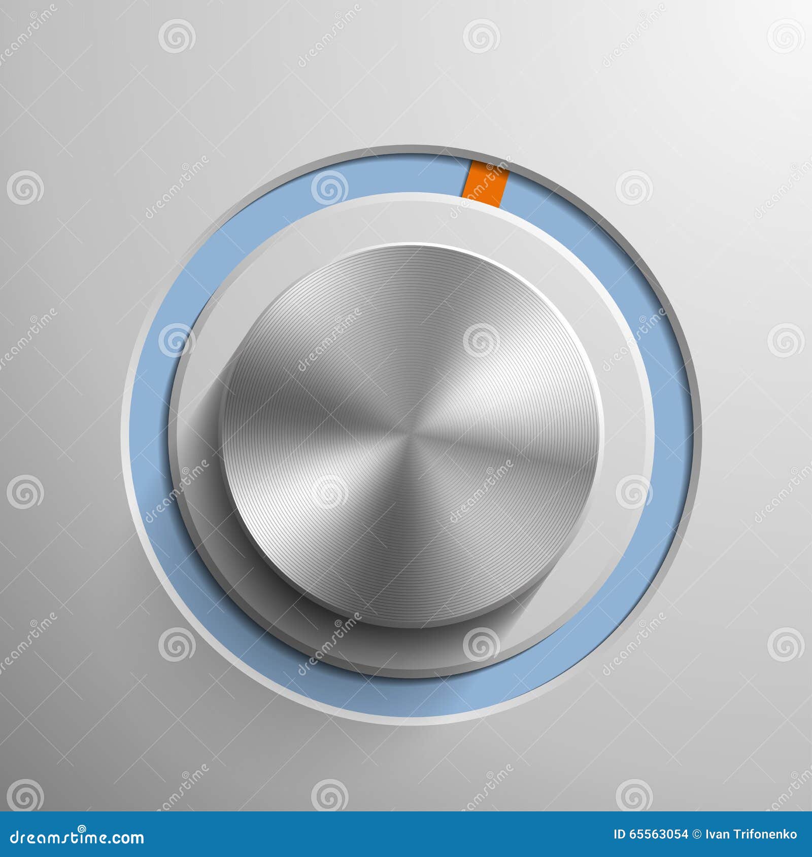 Metal Regulator with Arrow. Stock Vector - Illustration of application ...