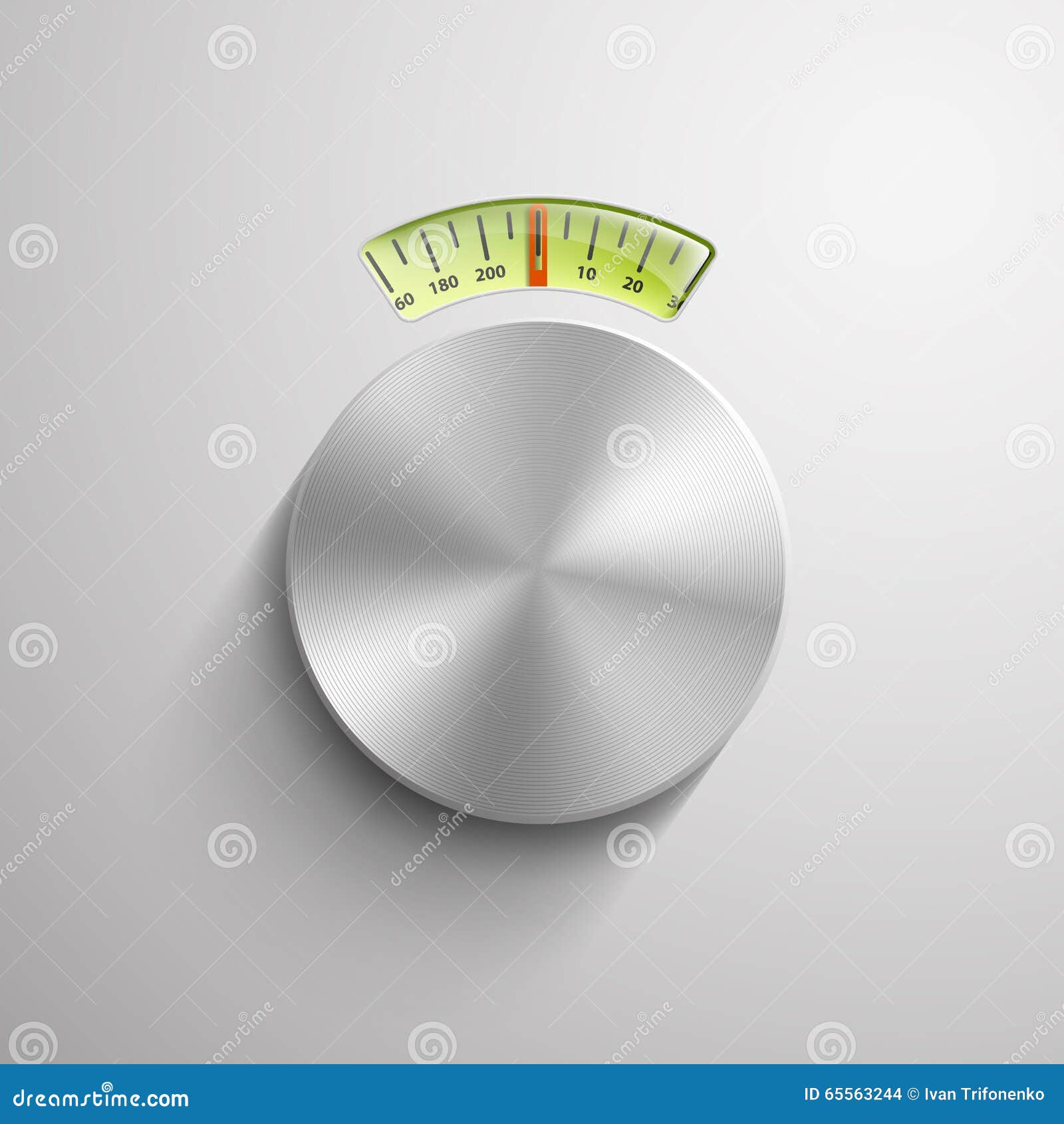 Metal Regulator with Arrow. Stock Vector - Illustration of audio, mixer ...