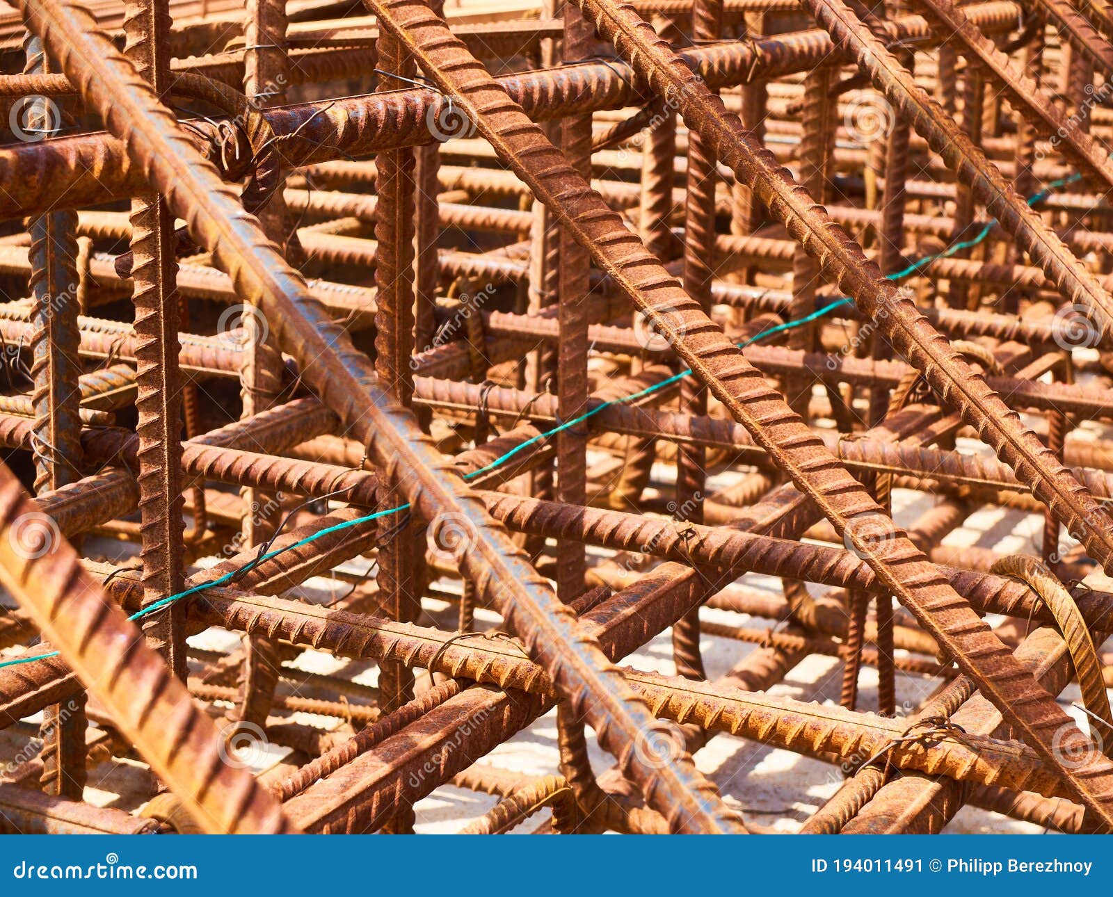 Metal Reinforcement Frame of a Monolithic Reinforced Concrete Structure ... Metal Reinforcement Frame of a Monolithic Reinforced Concrete Structure ...