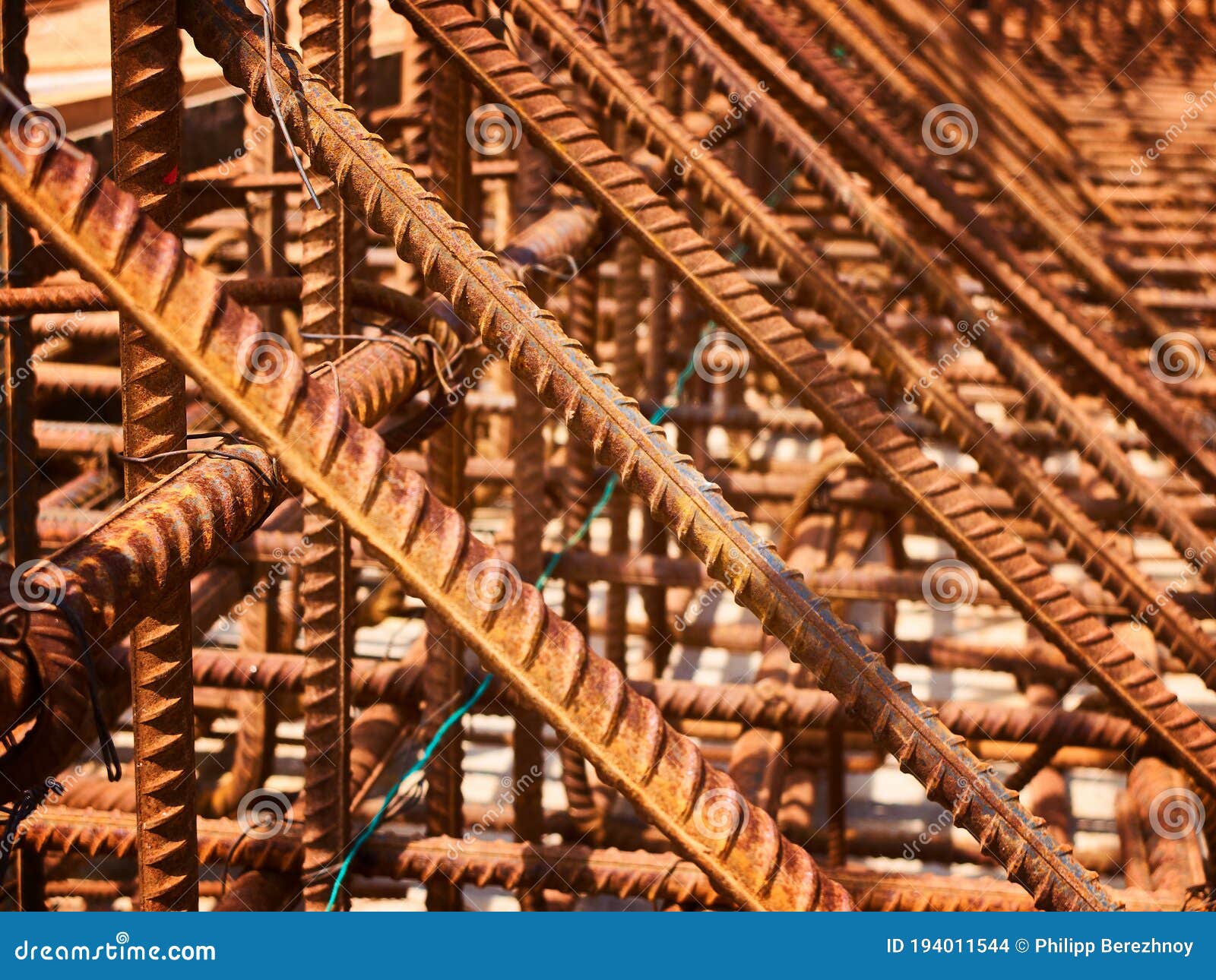Metal Reinforcement Frame of a Monolithic Reinforced Concrete Structure ... Metal Reinforcement Frame of a Monolithic Reinforced Concrete Structure ...