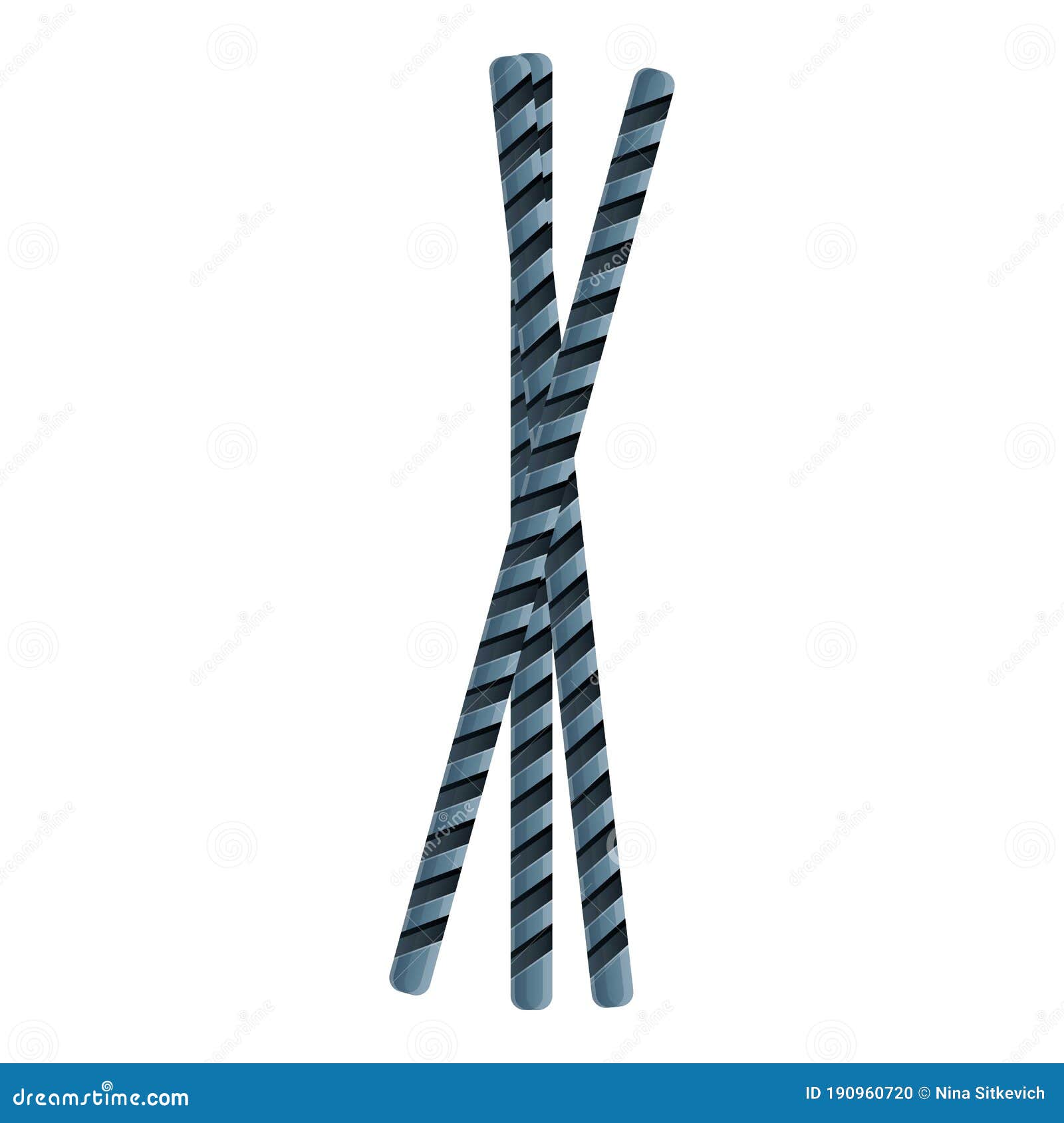 Metal Reinforcement Icon, Cartoon Style Vector Illustration ...