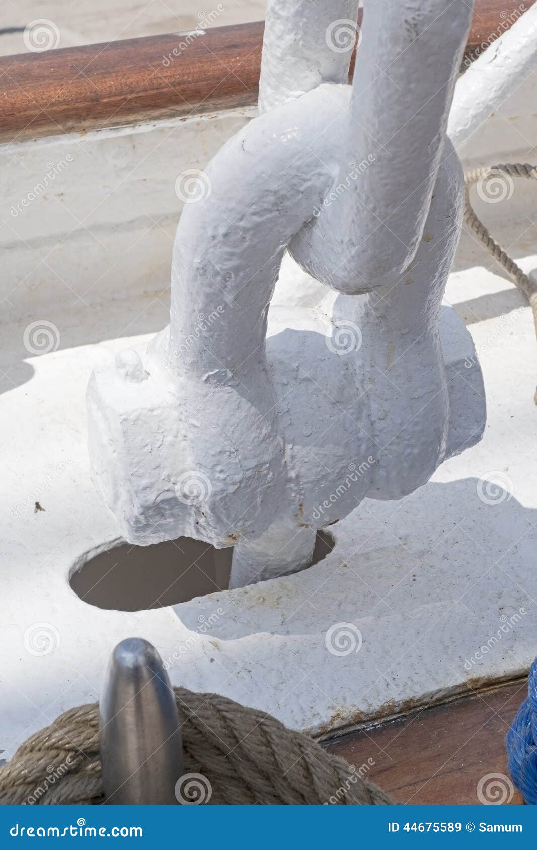 Metal rigging and ropes stock image. Image of spool, crank - 44675589