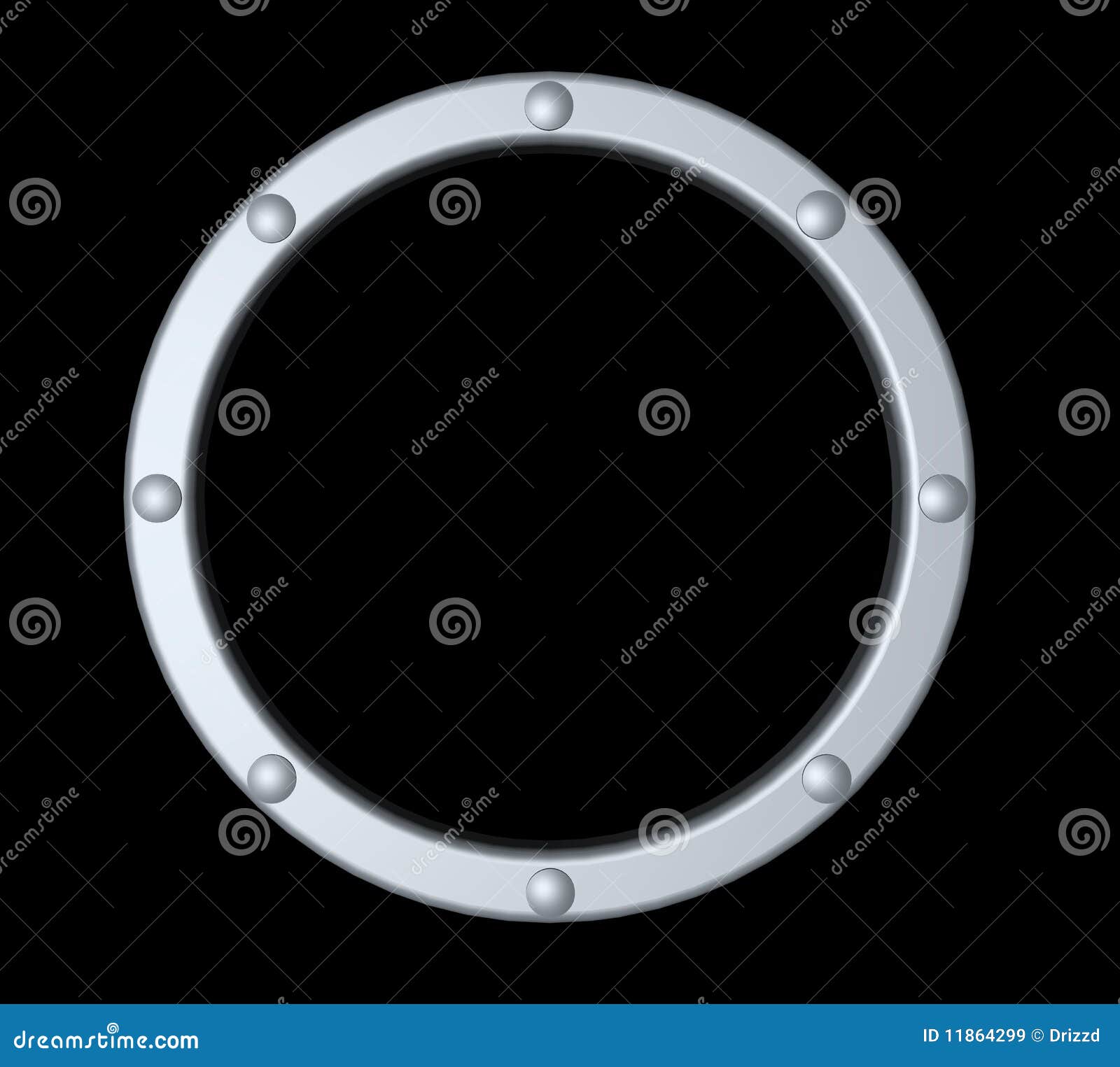 Metal ring stock illustration. Illustration of center - 11864299