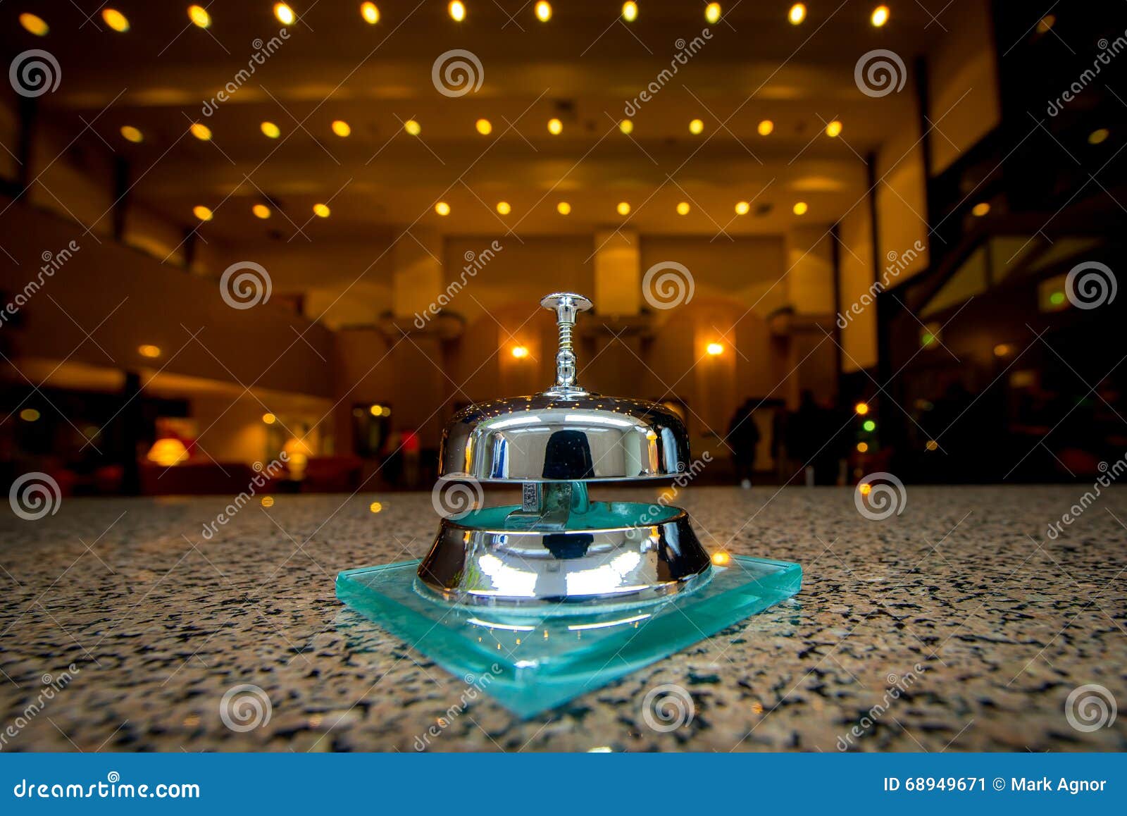Metal ring bell stock image. Image of demand, lobby, hostel - 68949671