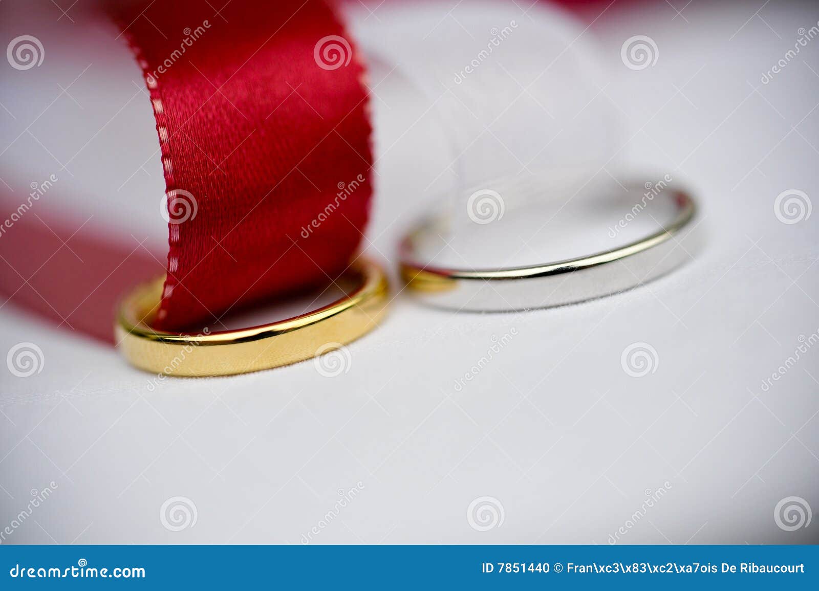 Metal rings with ribbons stock photo. Image of jewelry - 7851440