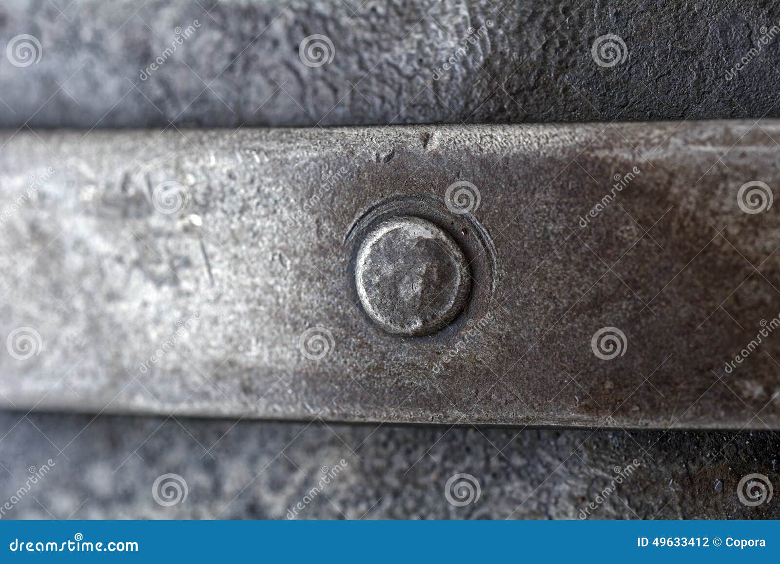 Metal rivet stock photo. Image of industry, iron, bolt - 49633412