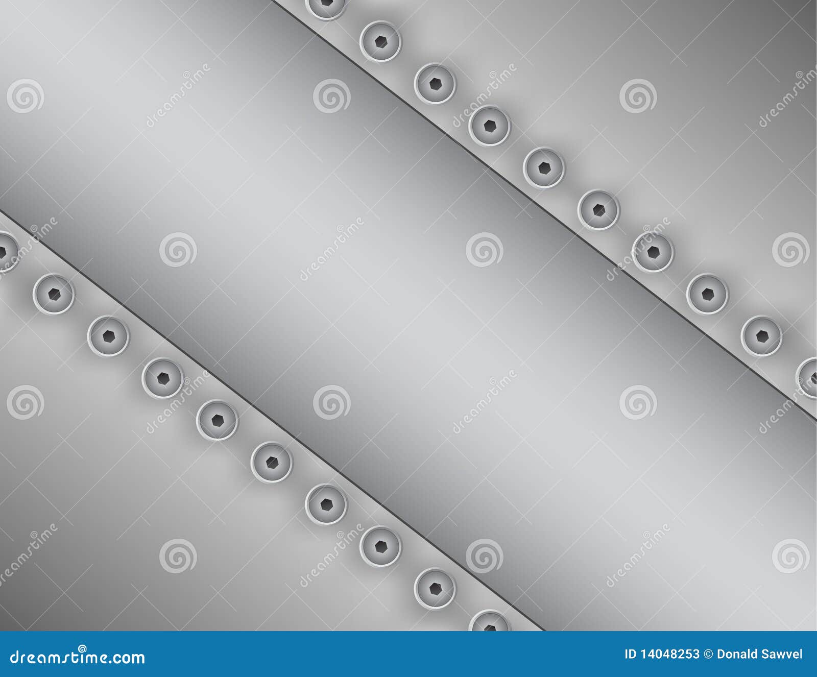 Metal Riveted Background stock vector. Illustration of backdrop - 14048253