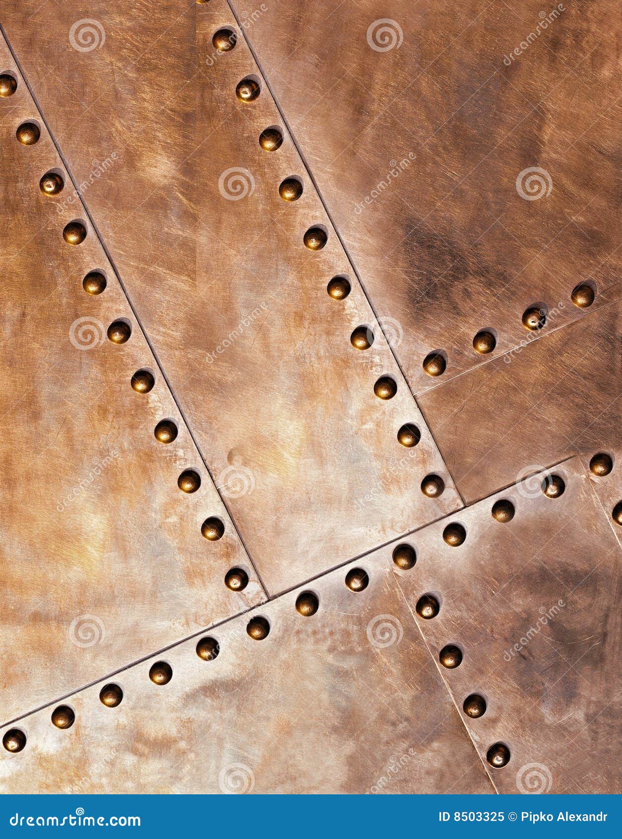 Metal with rivets stock image. Image of messy, fashioned - 8503325