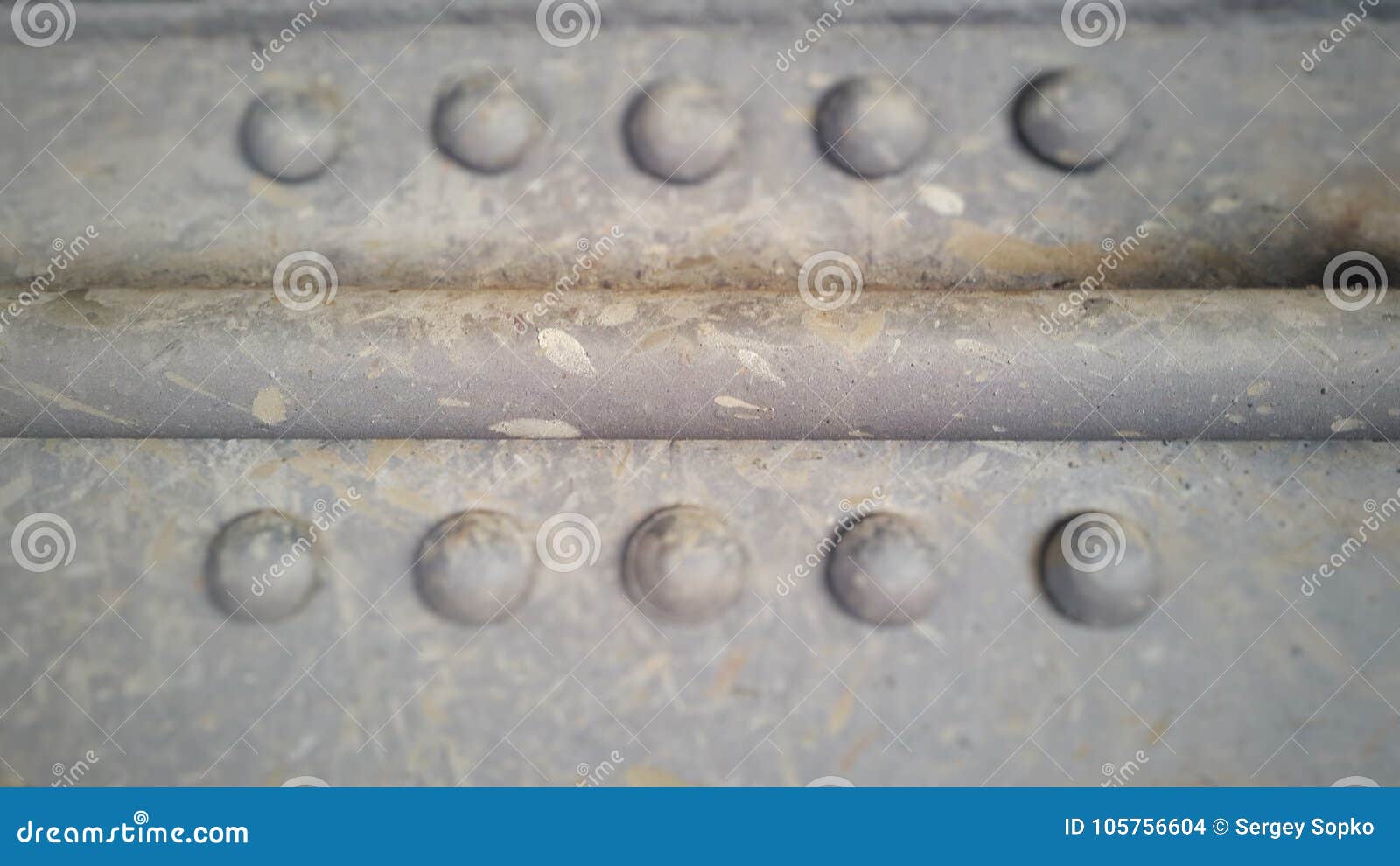Metal Rivets. Texture of Rusty Metal Stock Photo - Image of corroded ...