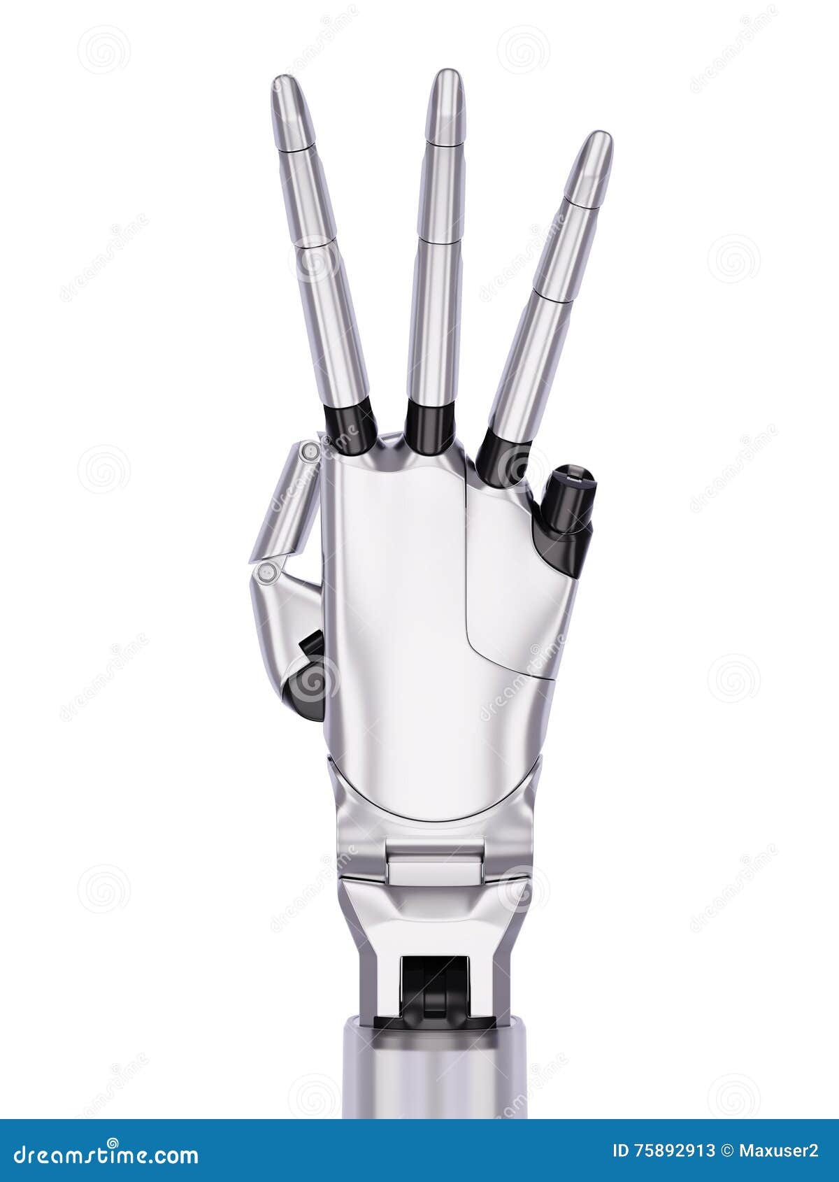 Metal Robotic Arm With Gear For Engineering Industry Royalty-Free Stock ...