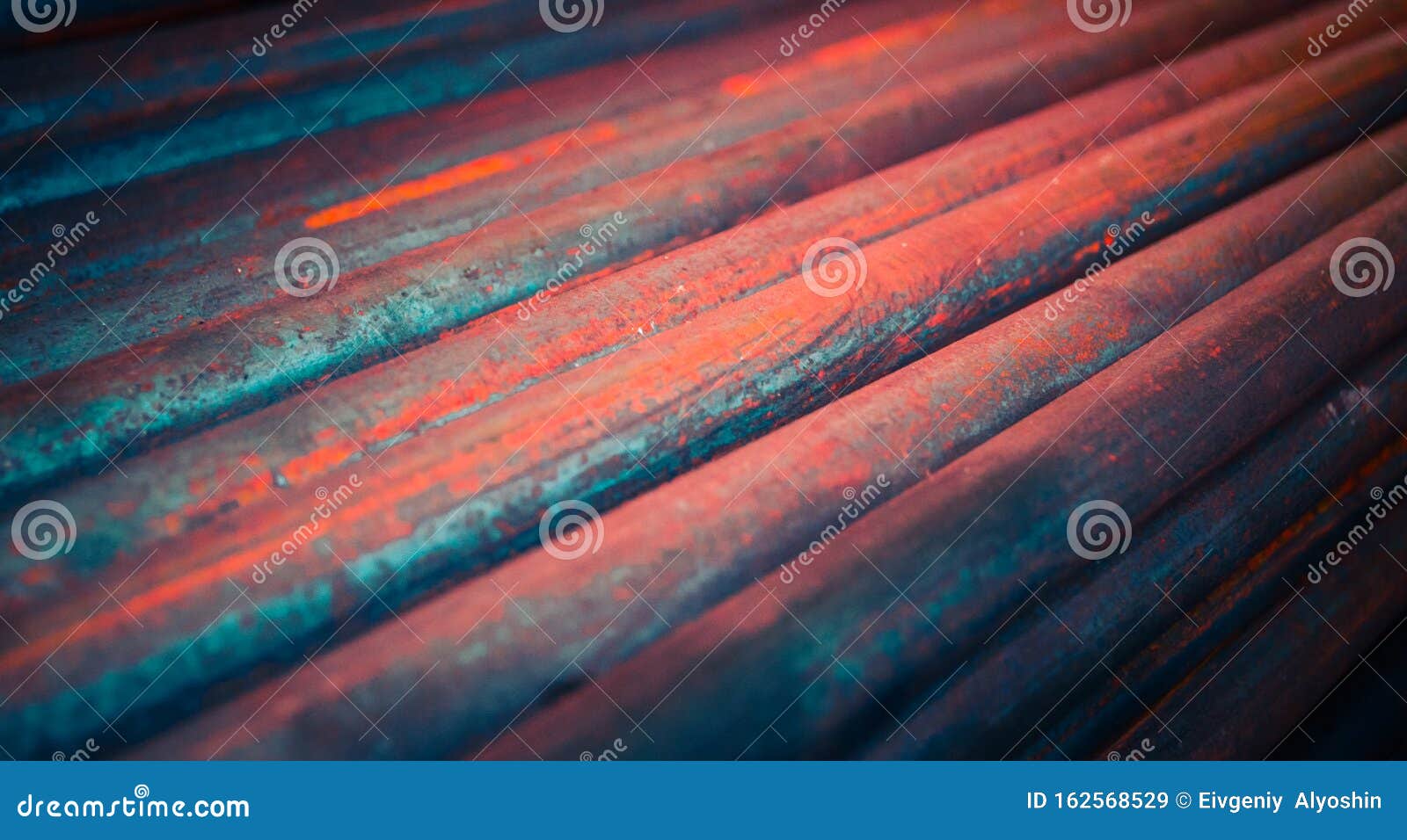 Metal Rolled Hot Rolled Steel Pipe Stock Image - Image of color, rolled ...