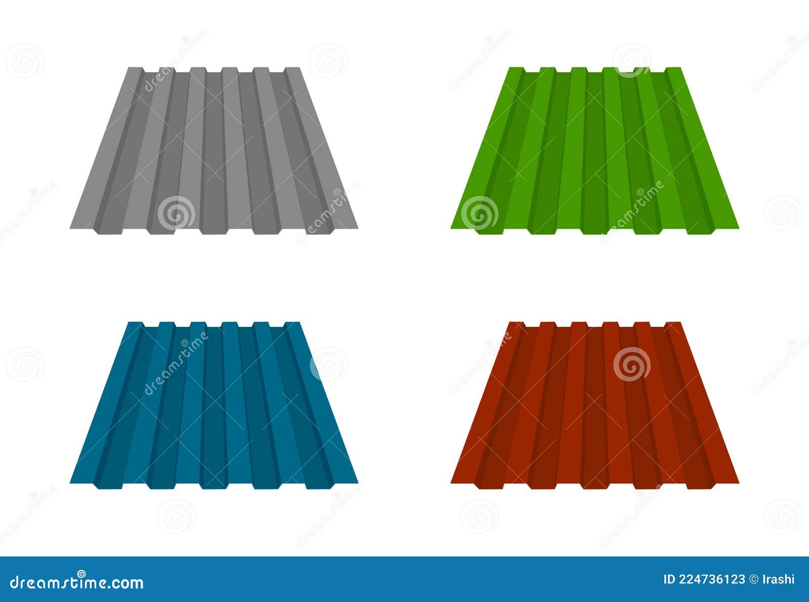 Roof Decking Icon For Construction Projects Vector Illustration ...