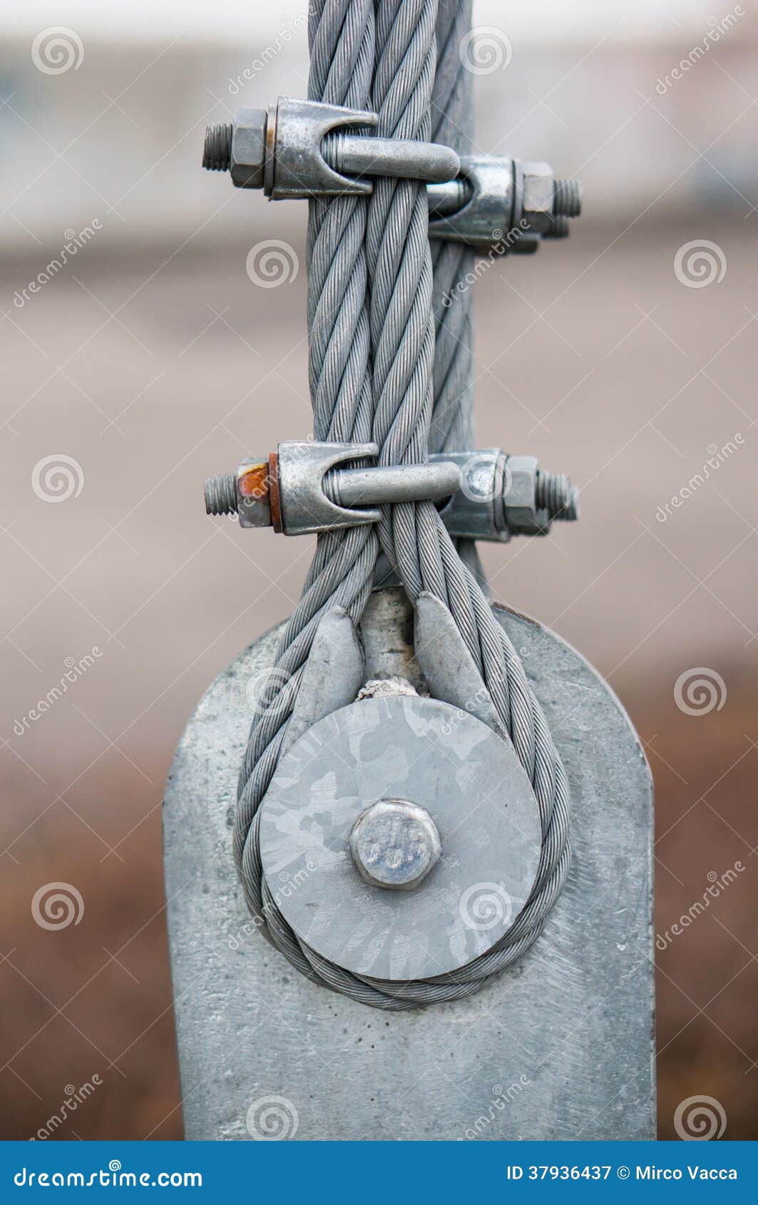 Metal rope stock image. Image of secure, metal, construction - 37936437