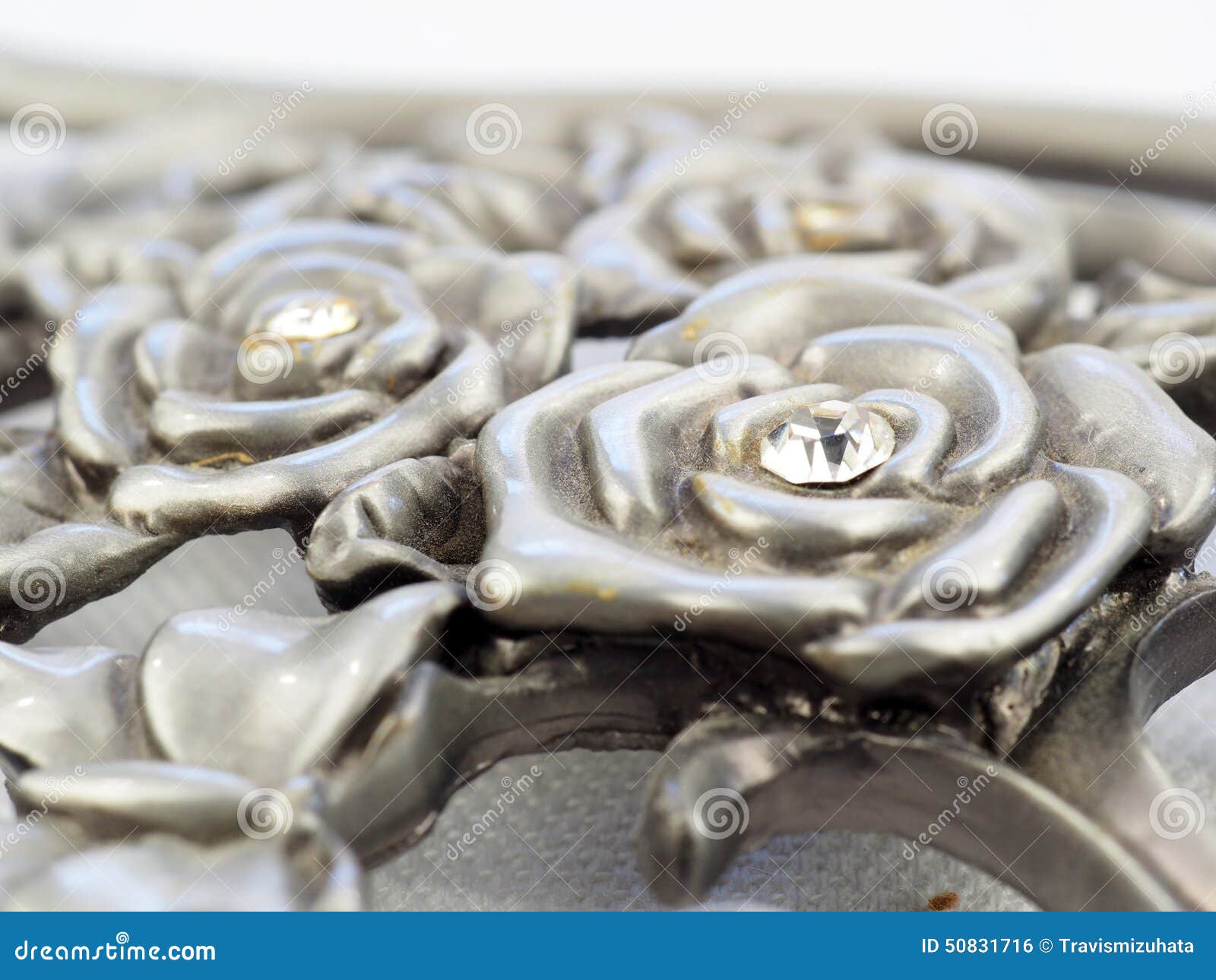 Metal roses stock photo. Image of jewel, flowers, cover - 50831716
