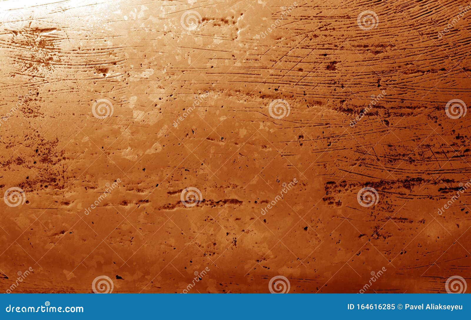 Metal Rough Surface in Orange Tone Stock Image - Image of color, orange ...