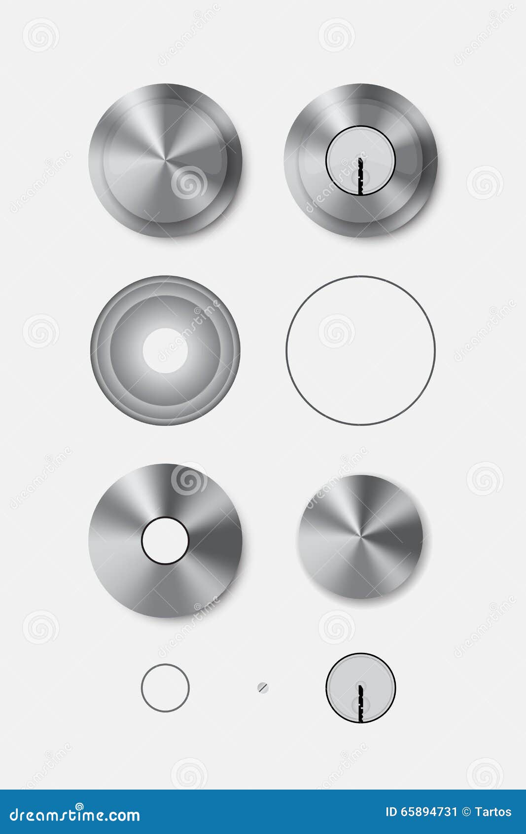 Metal Round Door Handle Door Lock Stock Illustrations – 81 Metal Round ...