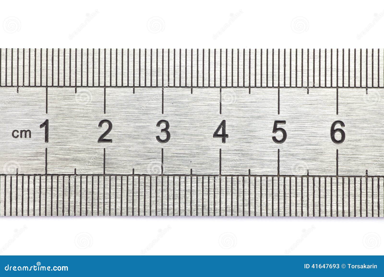 Metal ruler stock image. Image of metric, single, measurement - 41647693