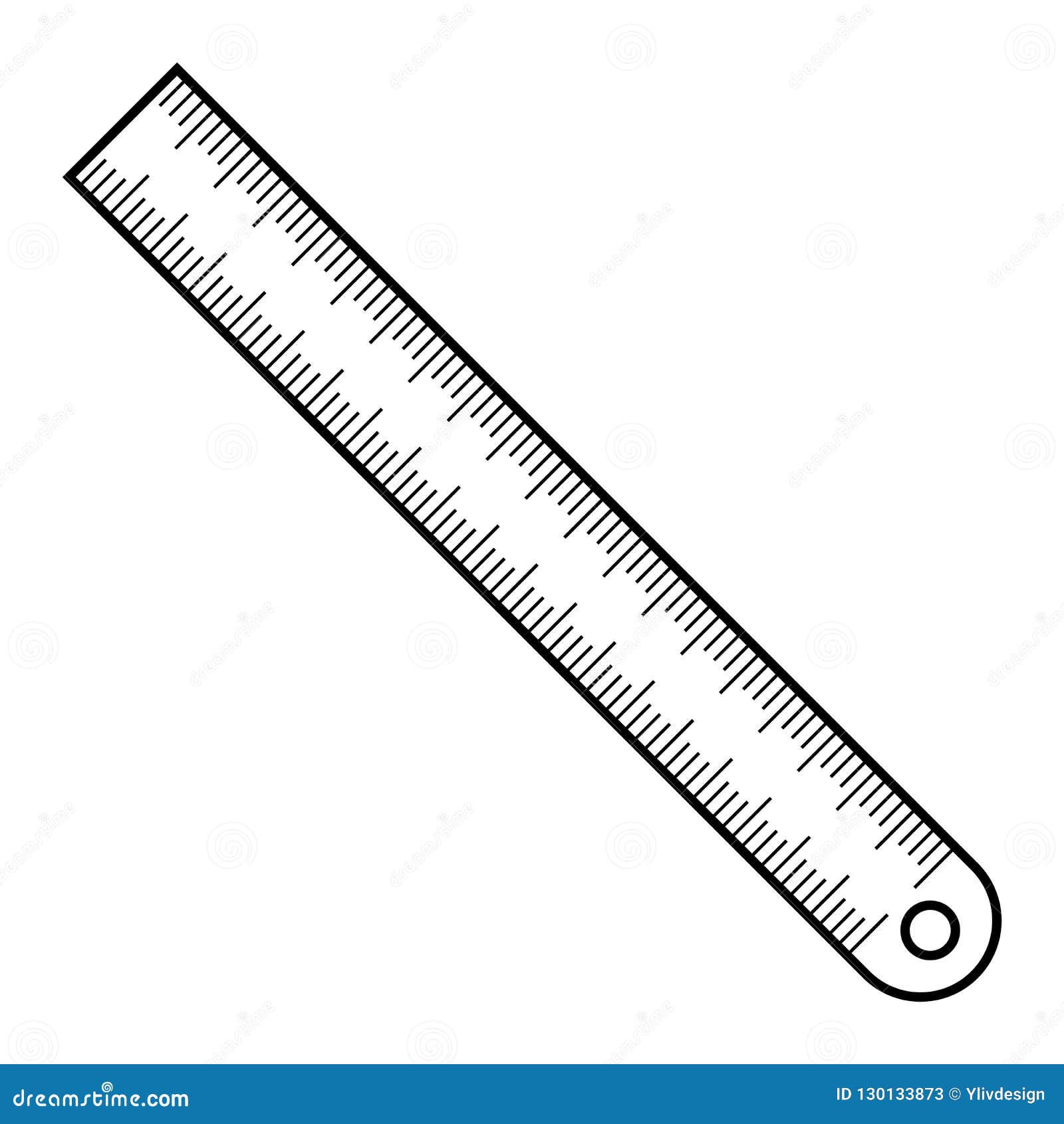 Steel Ruler Drawing