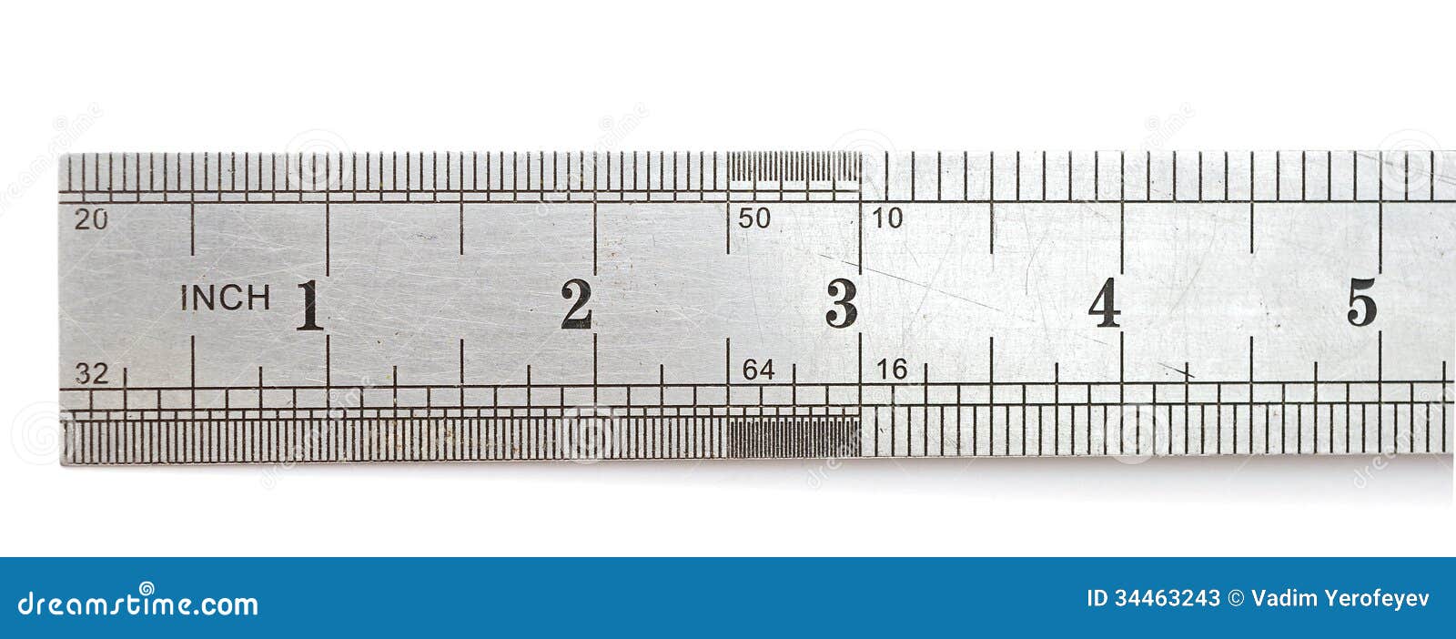 Metal Ruler Royalty-Free Stock Photography | CartoonDealer.com #34463243