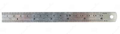Metal ruler stock image. Image of closeup, close, instrument - 64740759