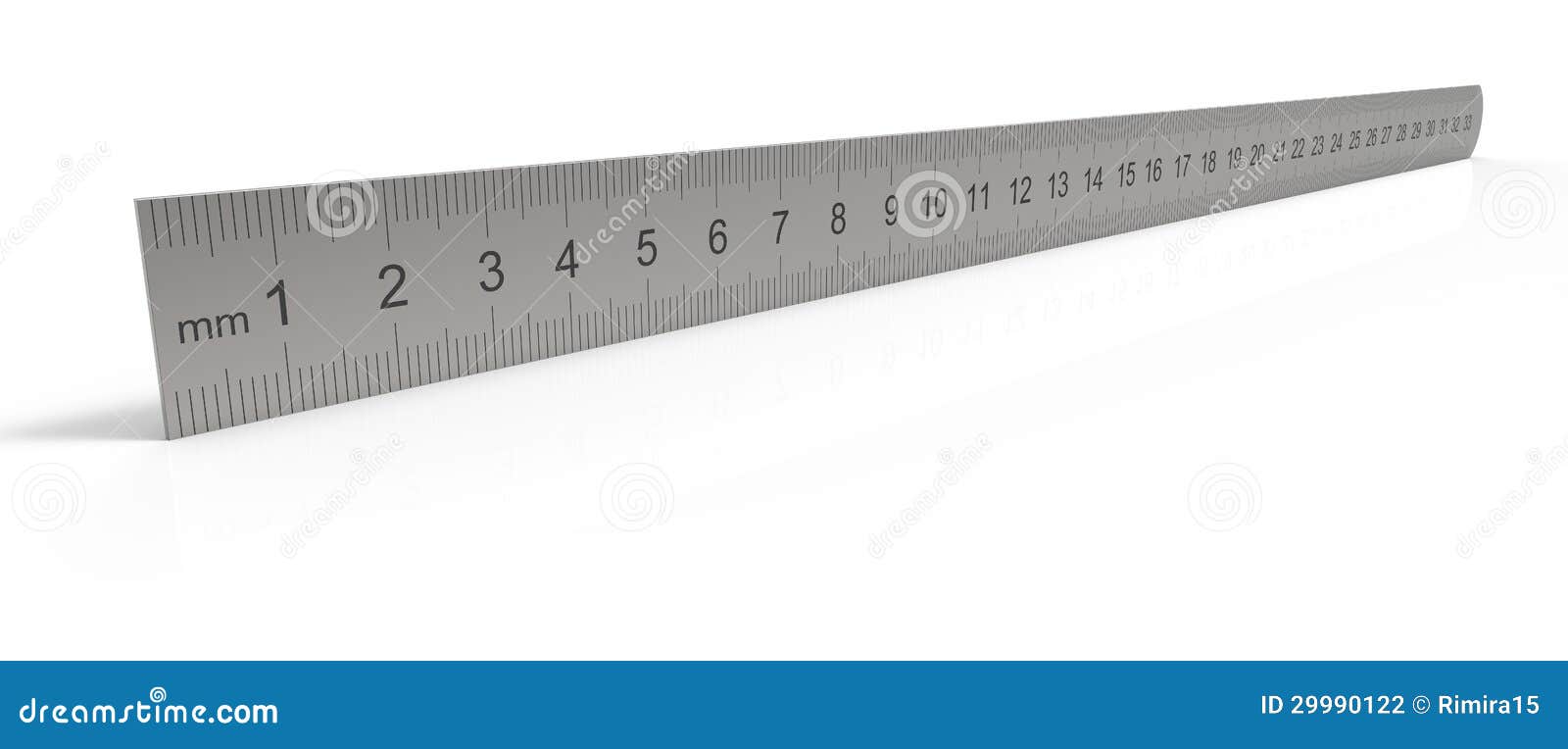 Metal ruler stock illustration. Illustration of closeup - 29990122