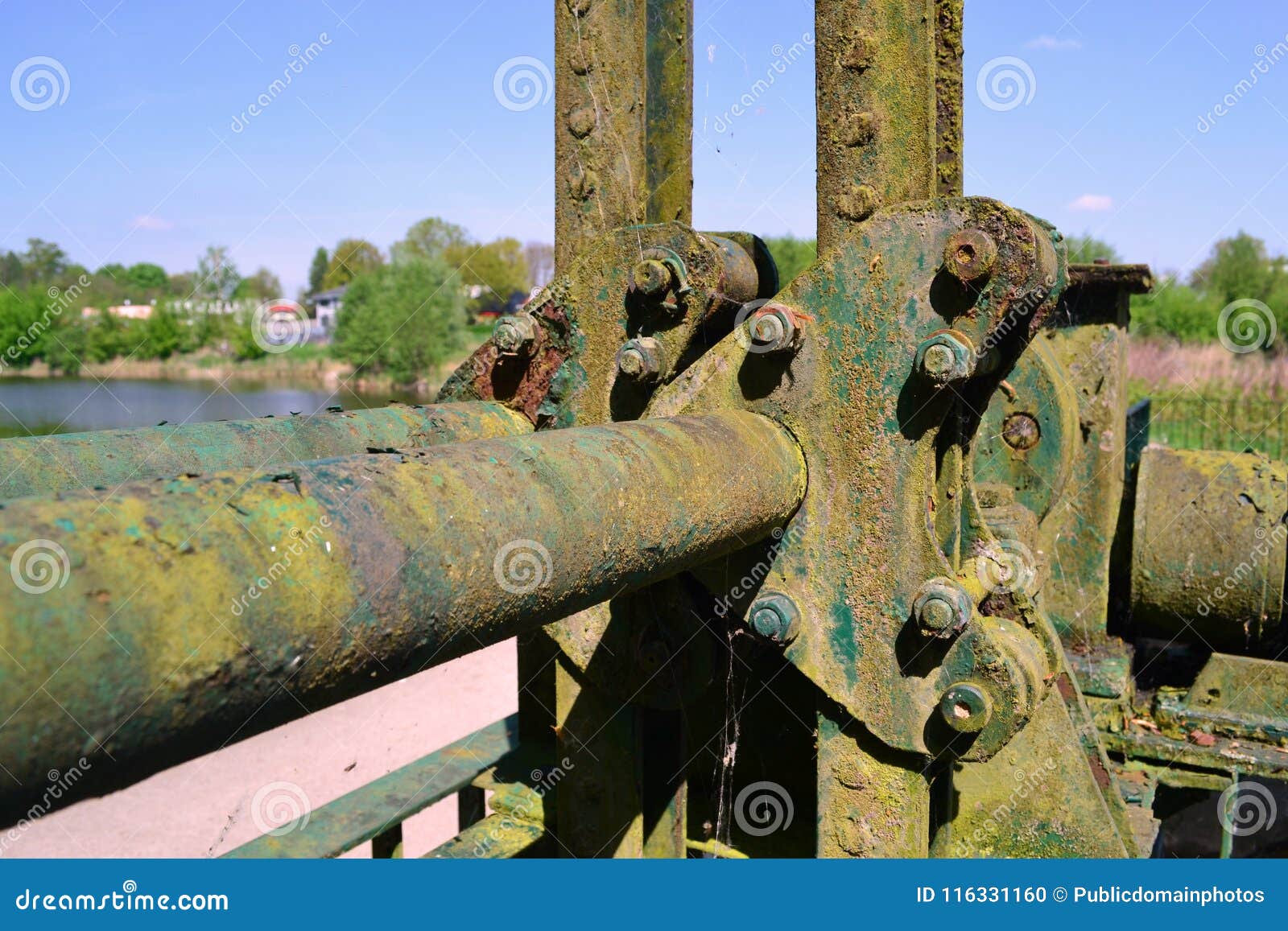 Metal, Rust, Grass, Tree Picture. Image: 116331160