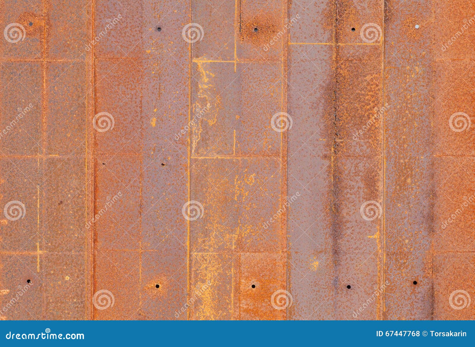 Metal Rust Plate Wall Texture Stock Photo - Image of metallic, grain ...