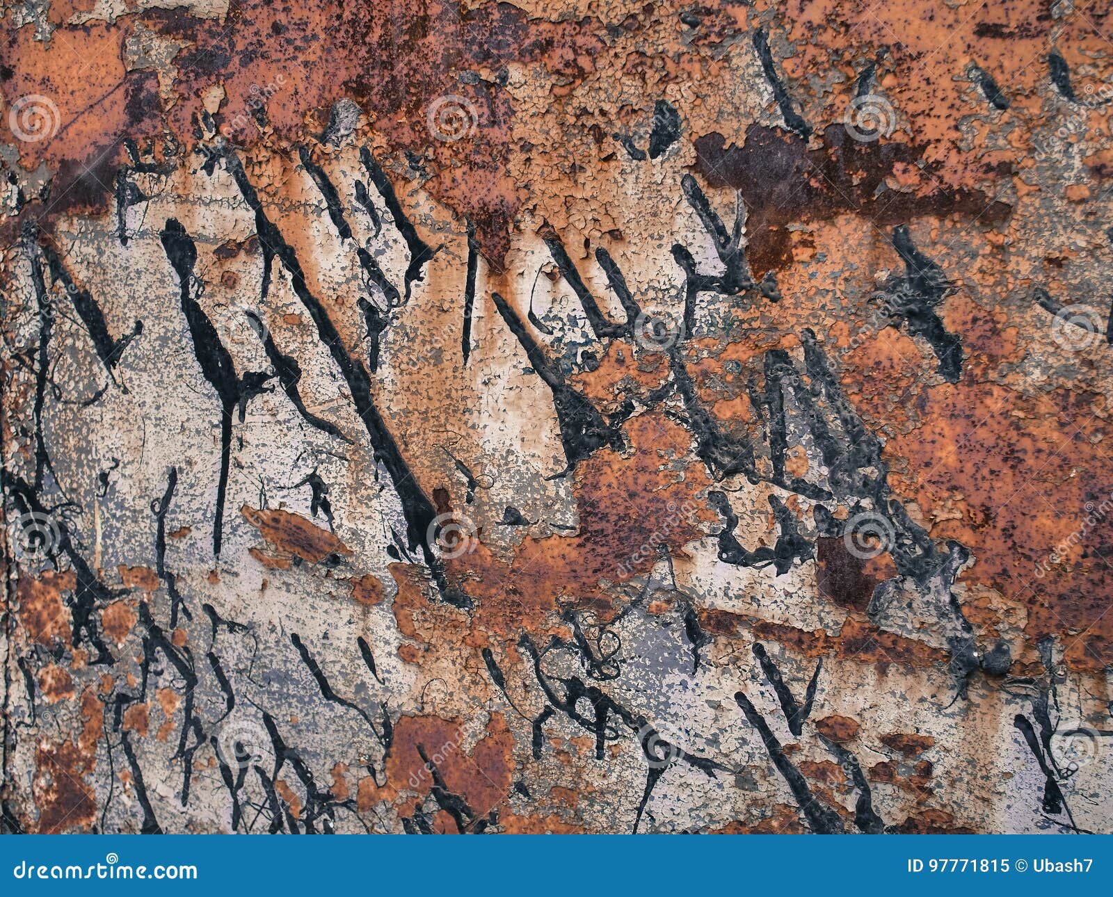 Metal Rust Texture, Abstract Grunge Background Stock Image - Image of ...