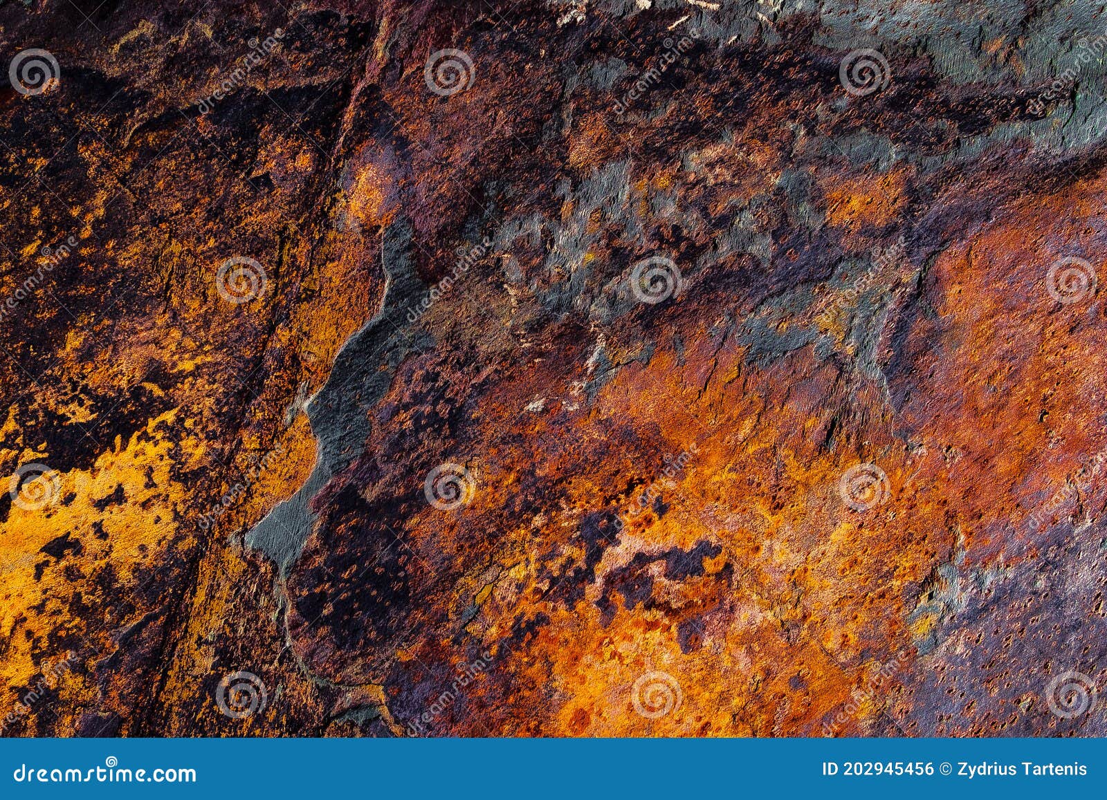 Metal Rust Texture or Background with Corrosion Spots Stock Photo ...
