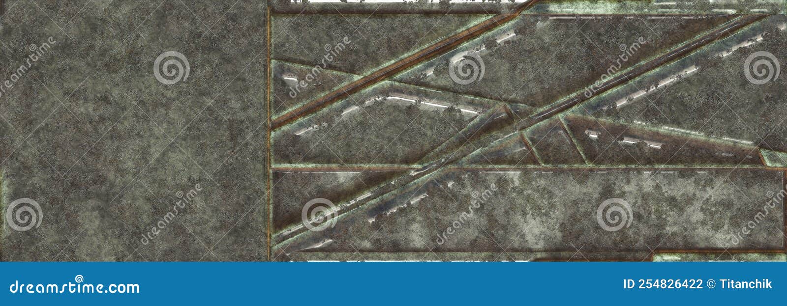 Metal Rust Texture- Abstract Art Background. 3d Illustration Stock ...