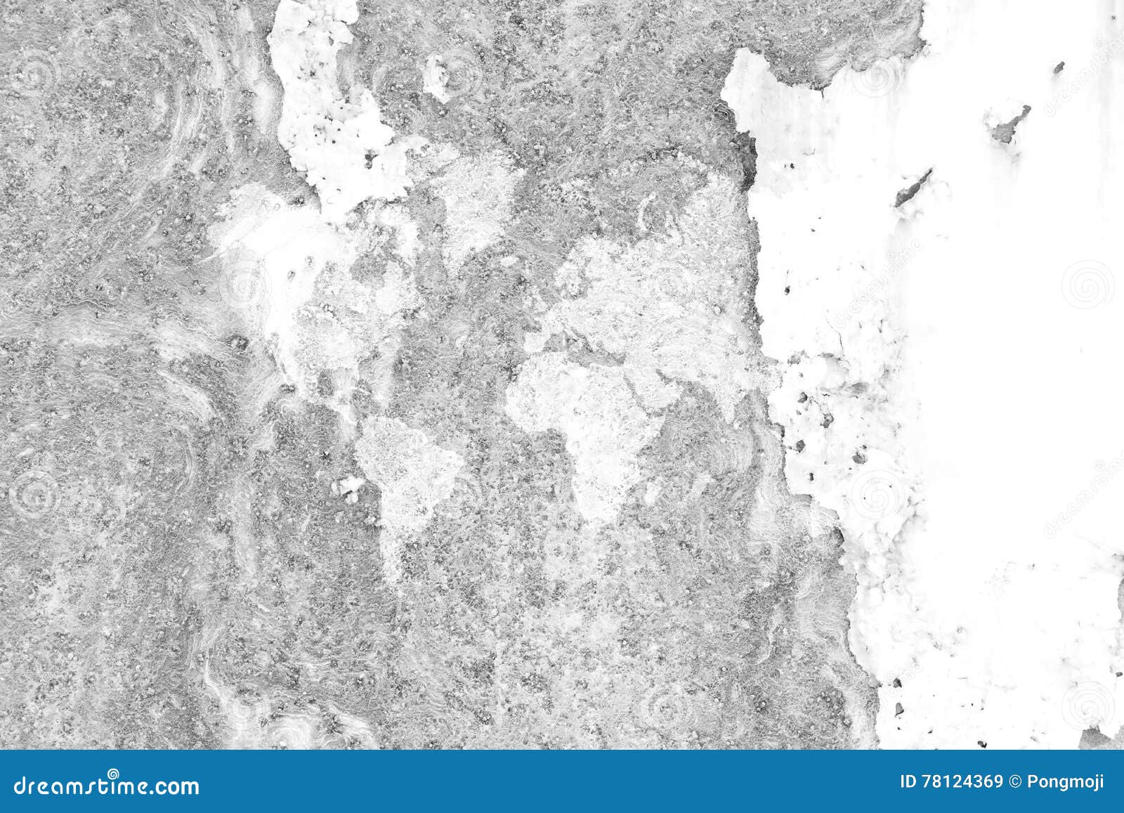 Metal Rust Wall Texture Surface with World Map Stock Image - Image of ...