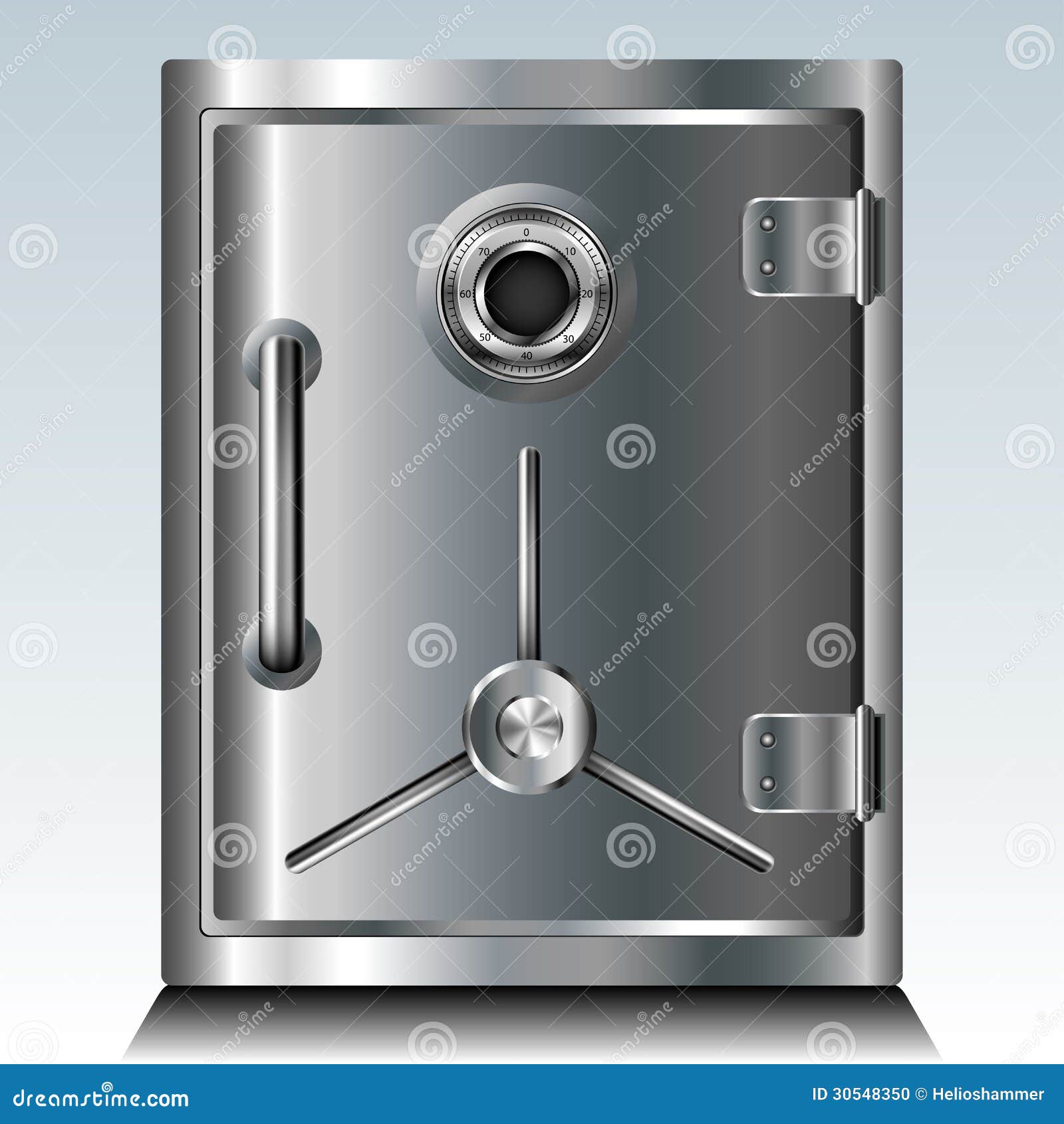 Metal Safe Box In The Closet. Small Narrow Safe For Keeping Money Or ...