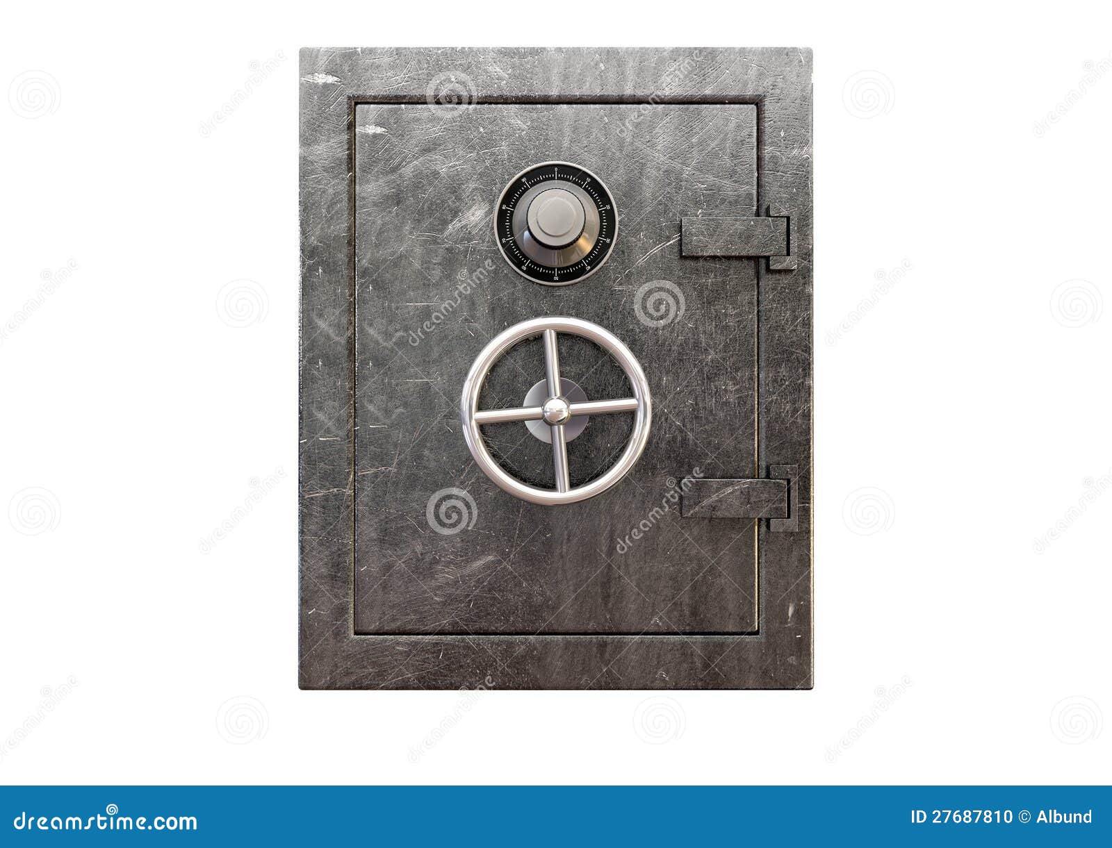Metal Safe Front stock photo. Image of knob, isolated - 27687810