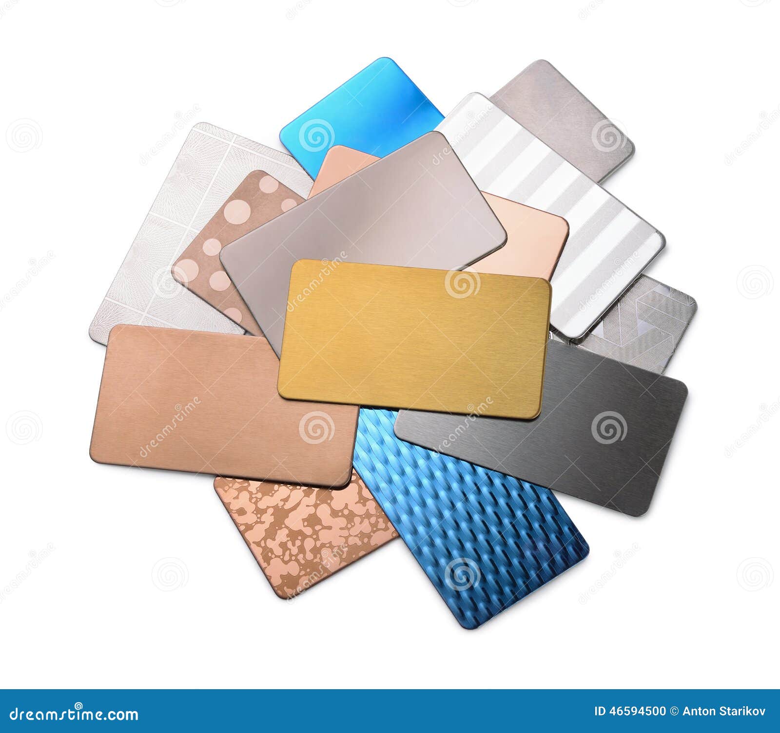 Metal samples stock photo. Image of merchandise, business - 46594500