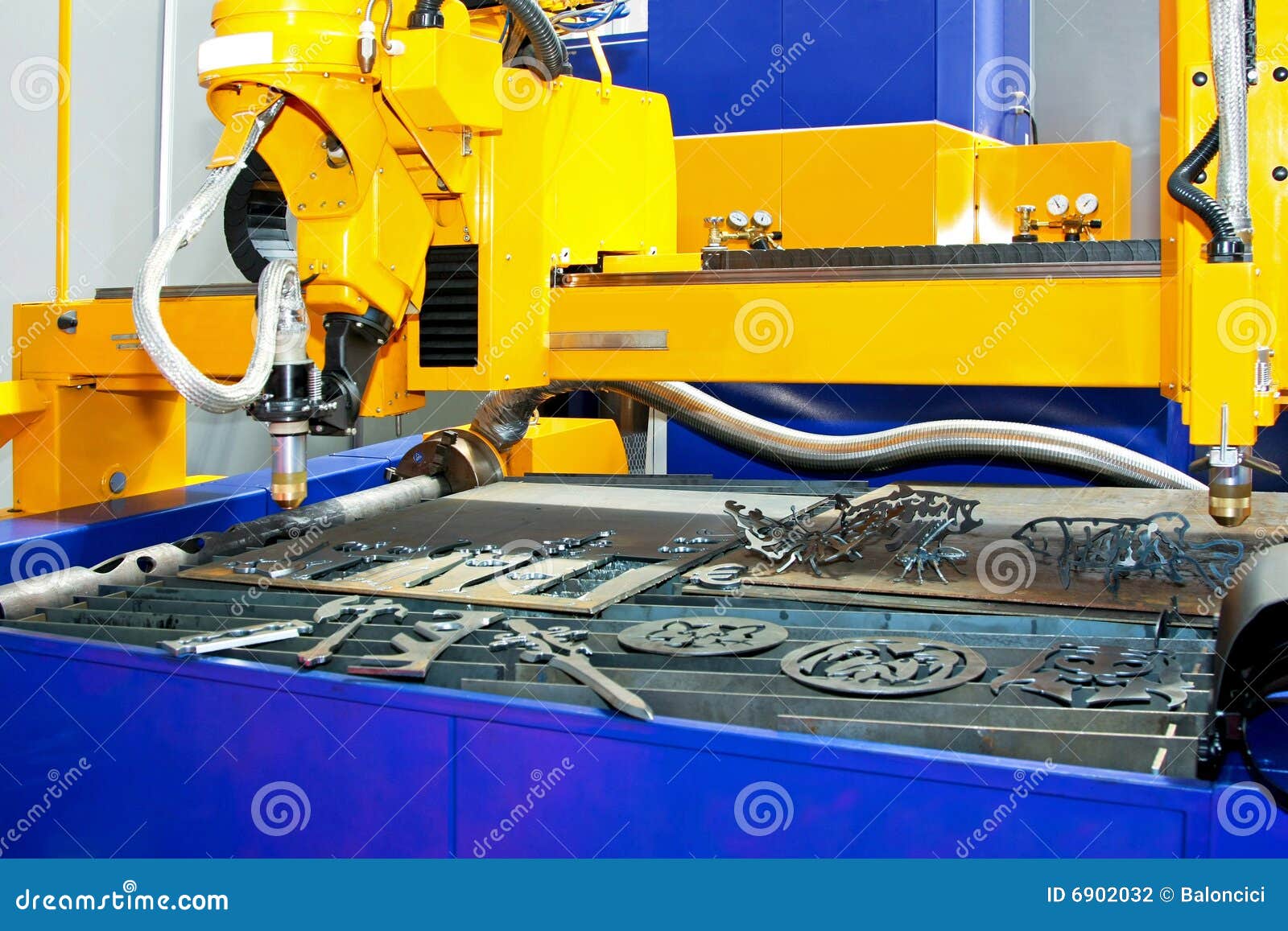 Metal sand cutter stock photo. Image of cutting, heavy - 6902032