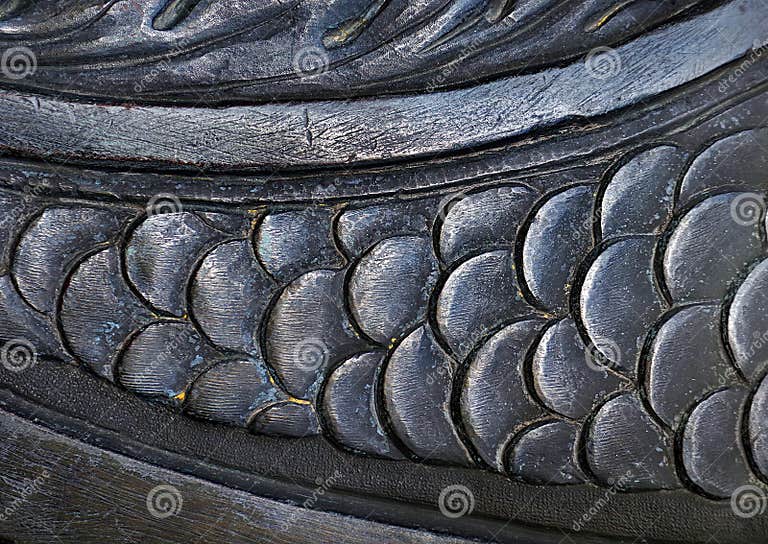 Metal Scale Pattern. Old Bronze. Bronze Texture Background. Stock Image ...