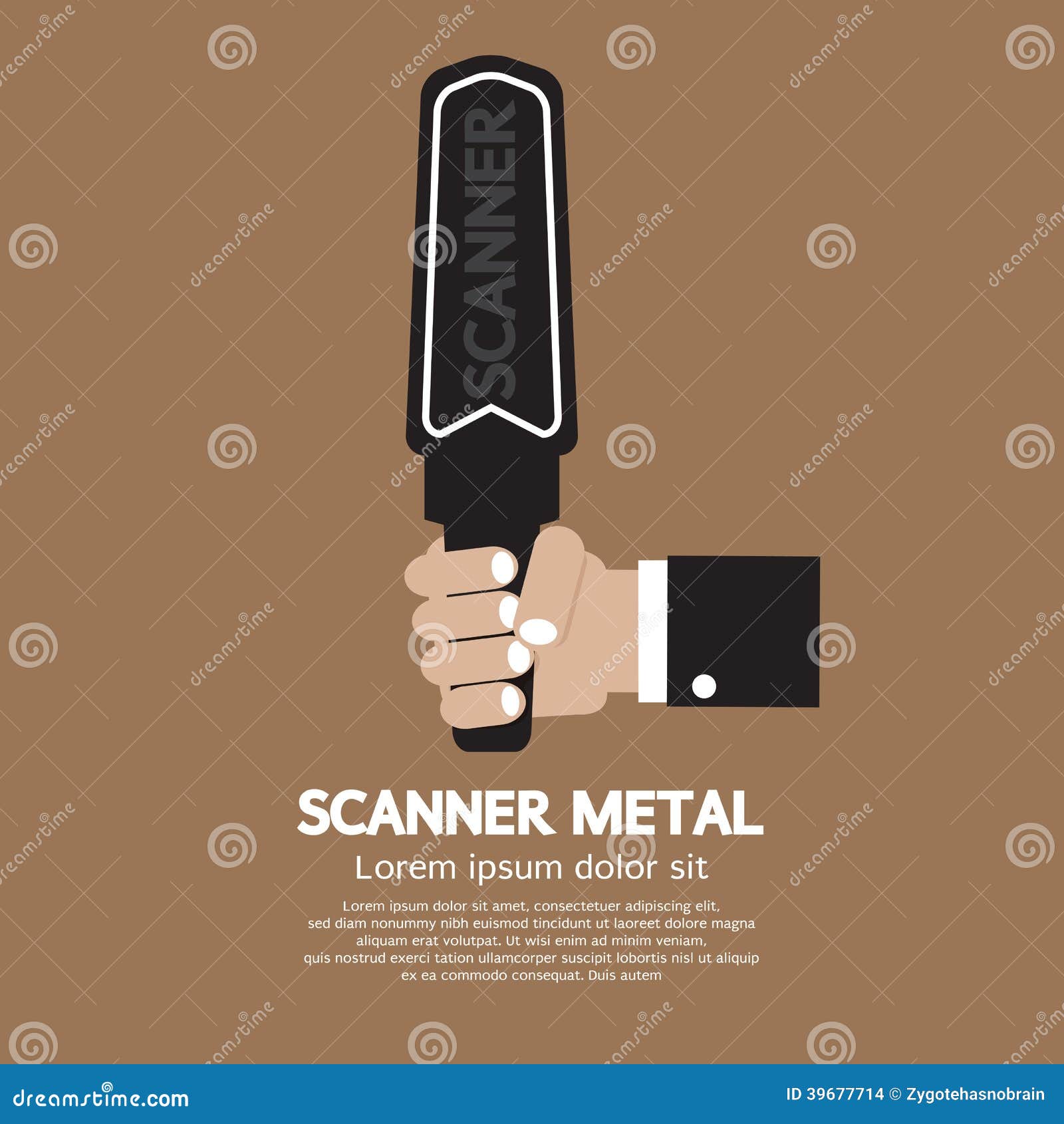 Metal Scanner Gate Vector Illustration | CartoonDealer.com #39677718
