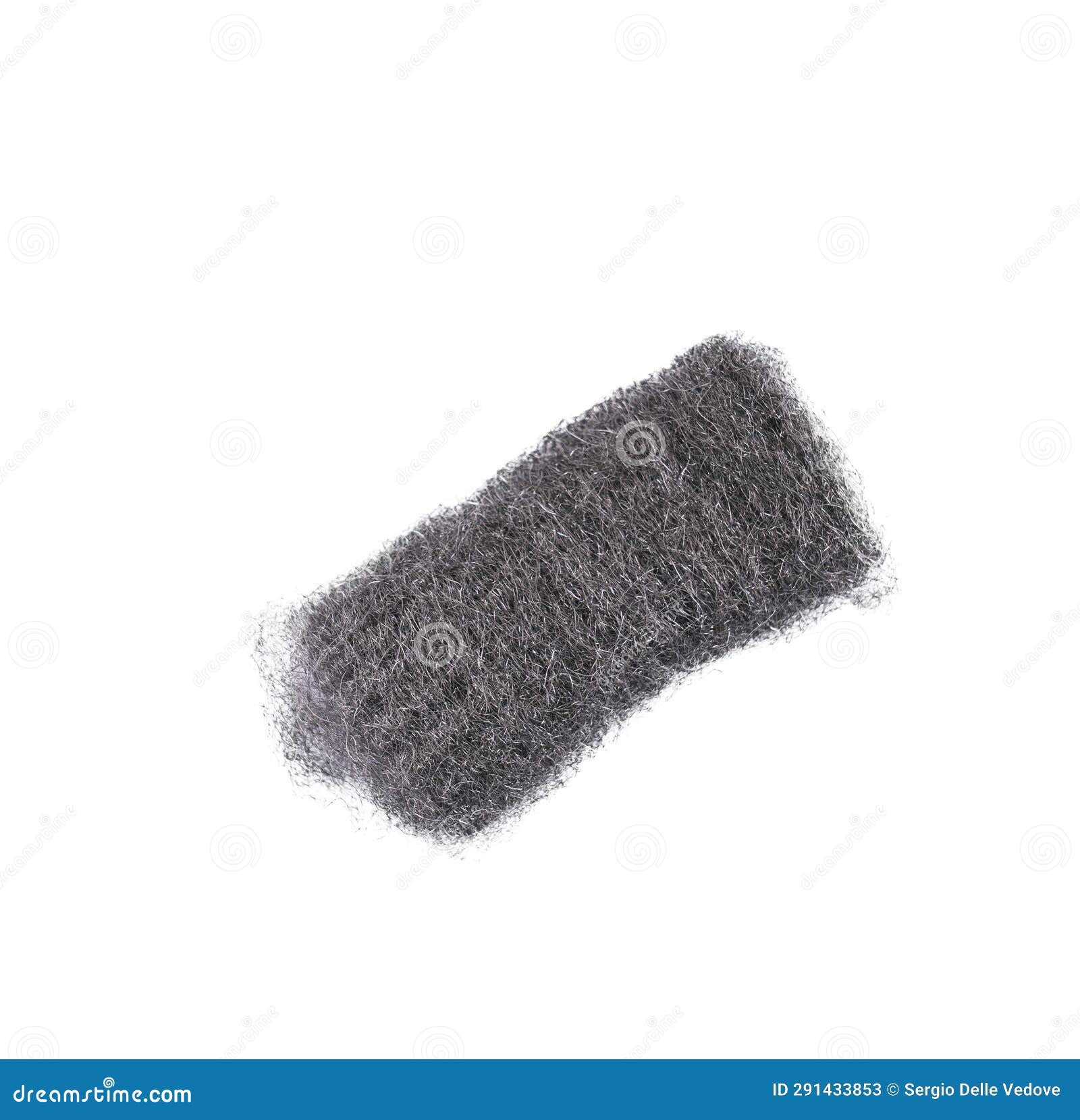 A metal scourer stock image. Image of household, silver - 291433853