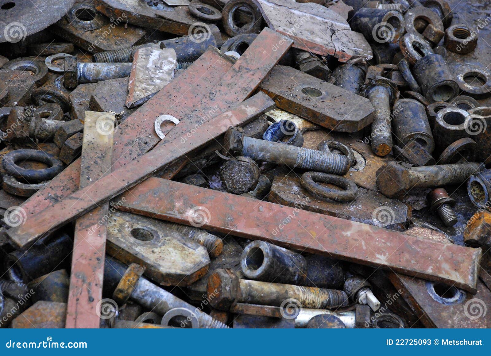 Metal scrap stock image. Image of junk, recycling, industry - 22725093