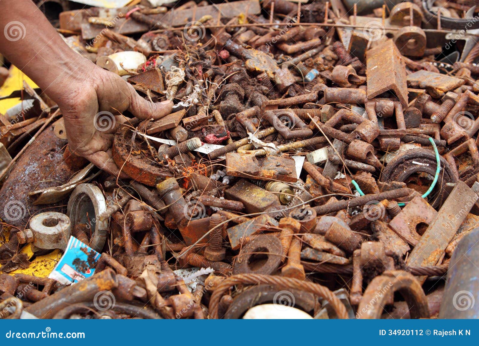 Metal scrap stock photo. Image of rust, scrap, junk, trash - 34920112