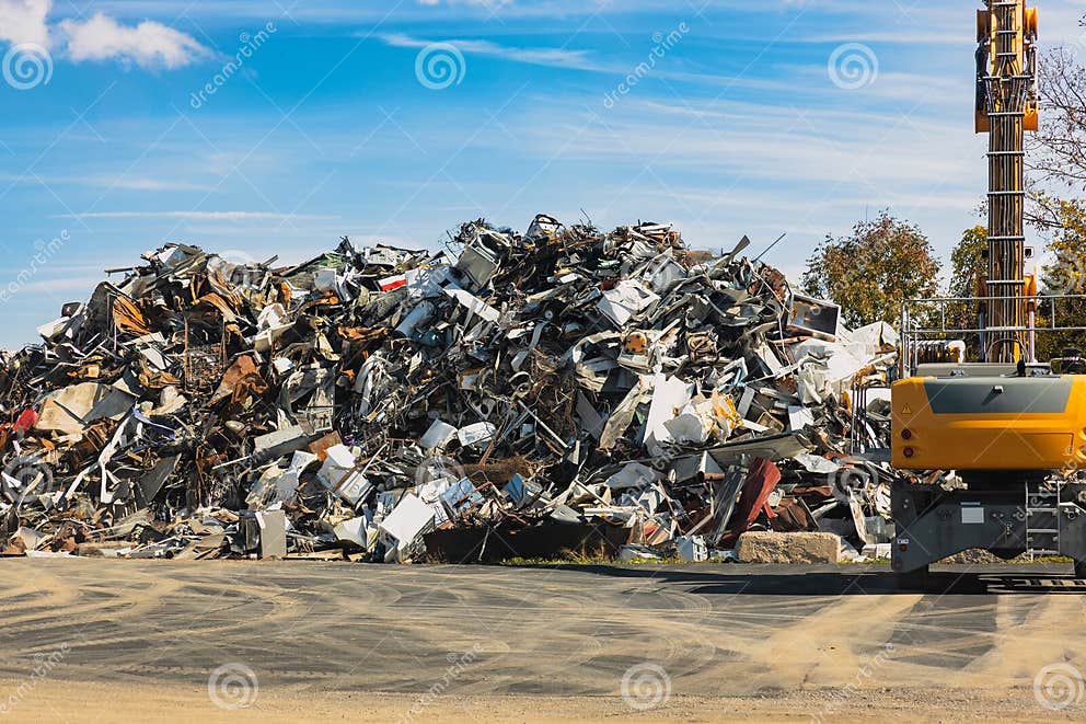 Metal Scrapyard. a Scrapyard for Storing Metal , Help the Environment ...