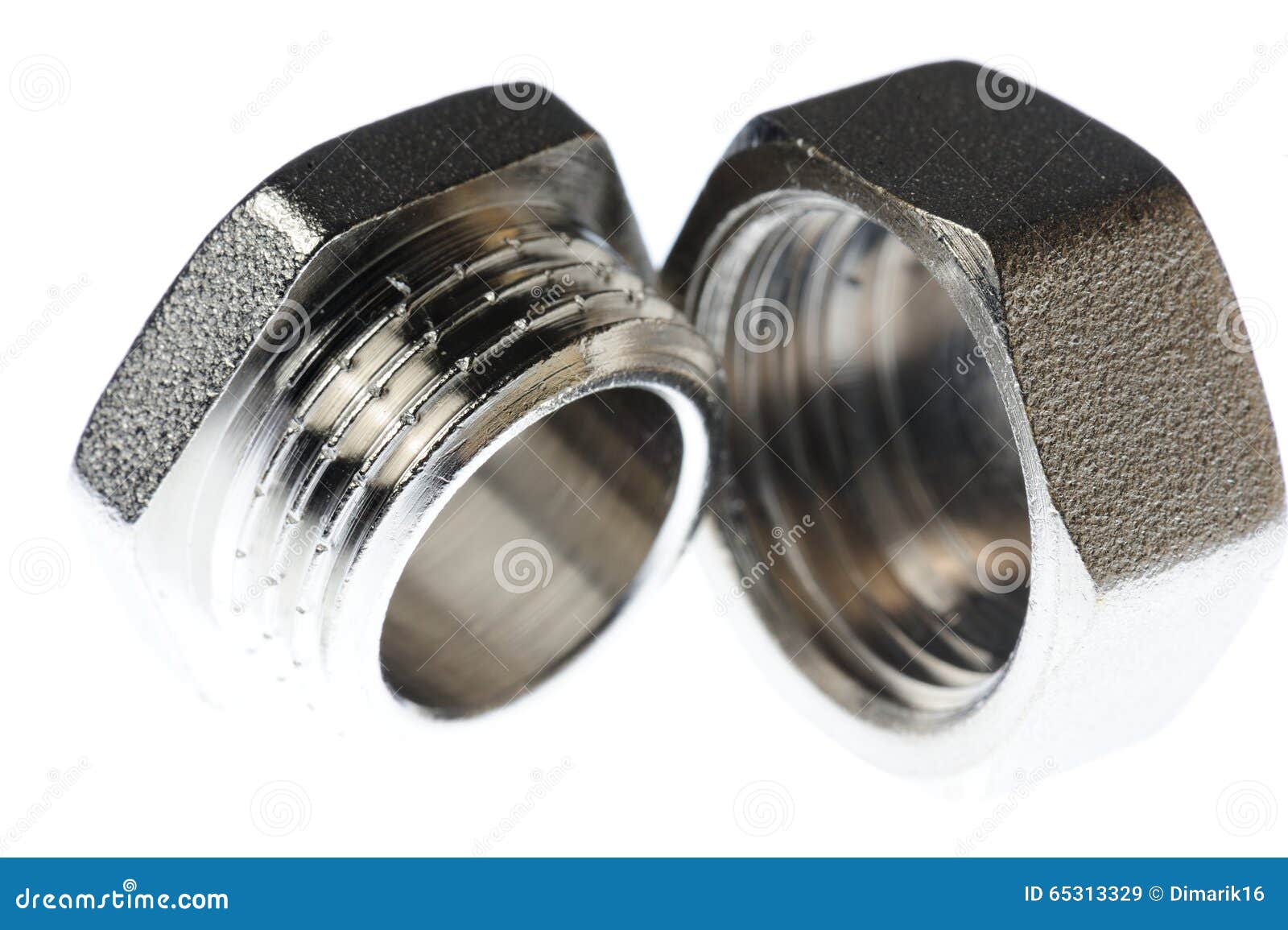 Metal nut stock image. Image of thread, close, metallic - 65313329