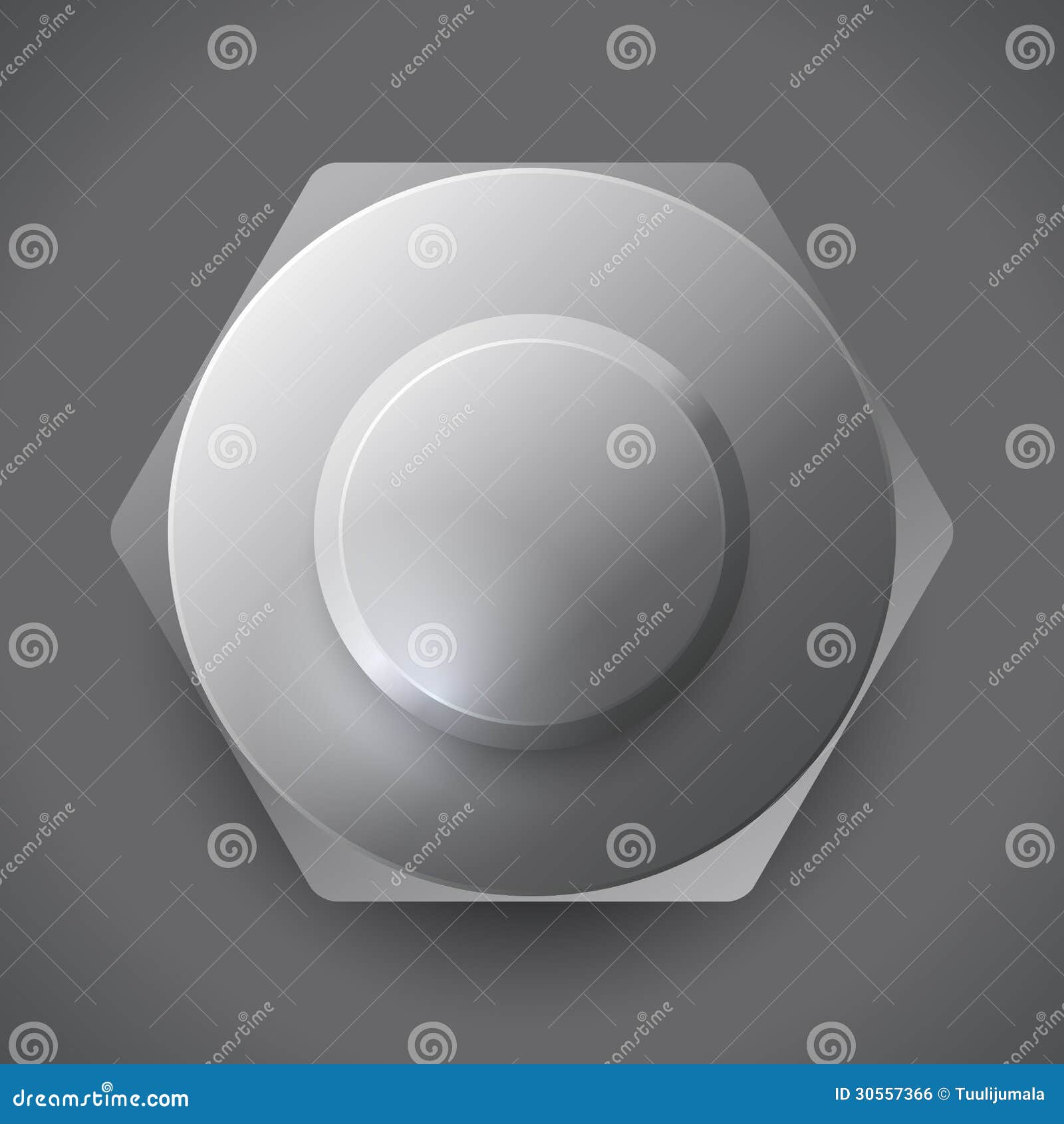 Metal Nut Vector Illustration Stock Vector - Illustration of eps10 ...